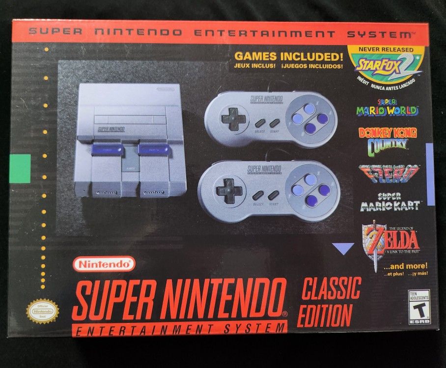 Super NINTENDO Snes mini classics included 21 games for Sale in Houston ...