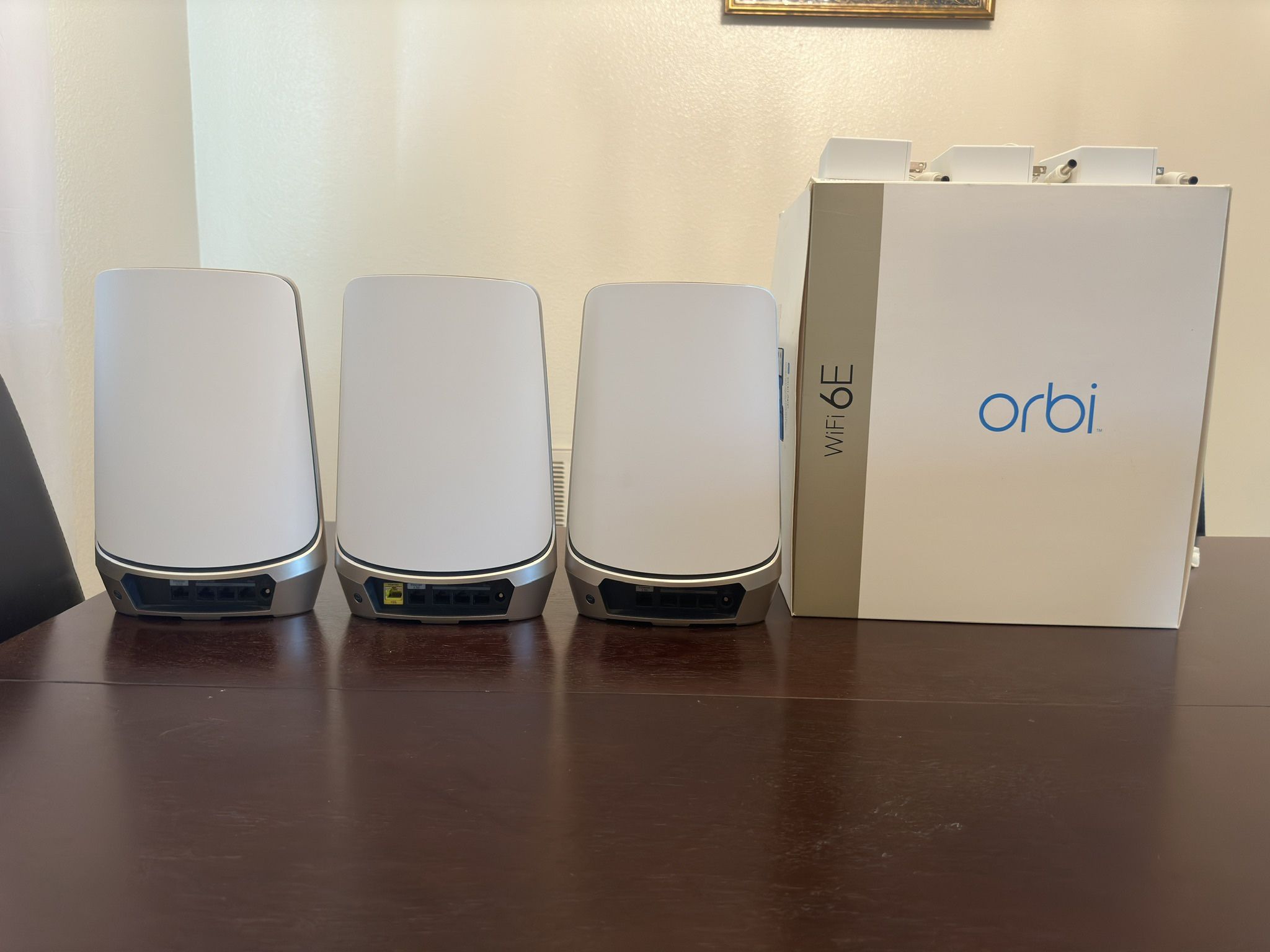 NETGEAR - Orbi 960 Series AXE11000 Quad-Band Mesh Wi-Fi 6E System (3 ...