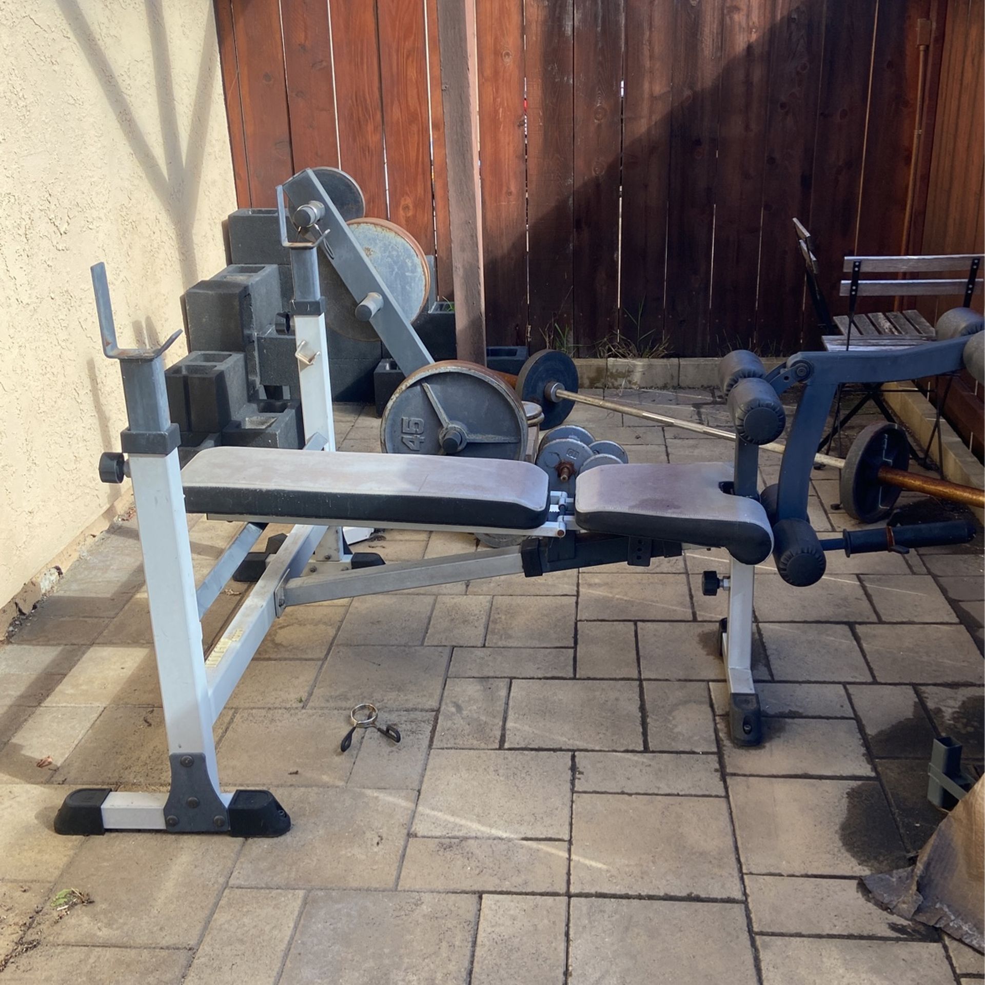 Bench Press Set for Sale in Carlsbad, CA - OfferUp