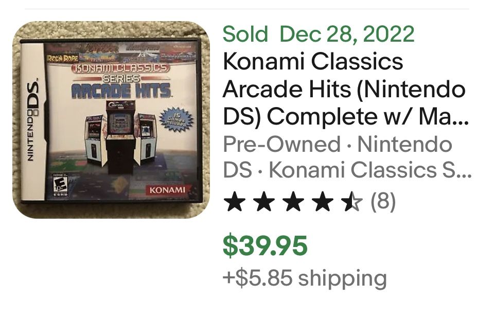 Nintendo Ds Arcade Hits