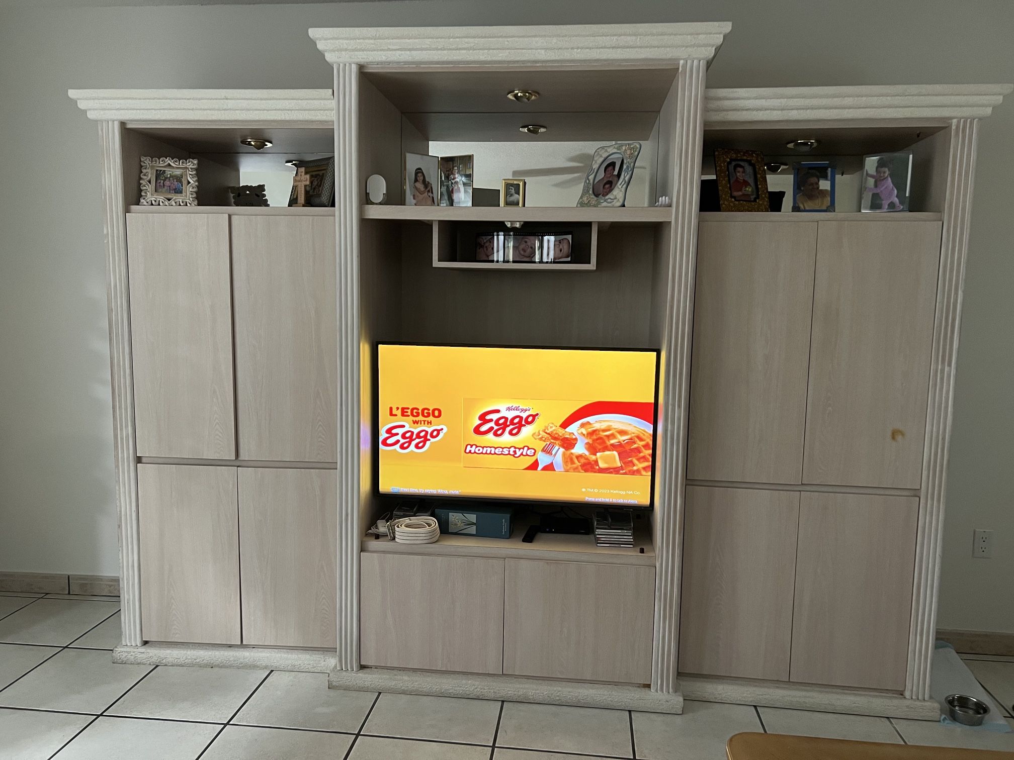 Free - Beautiful Entertainment Center / Wall Unit for Sale in Miami, FL ...
