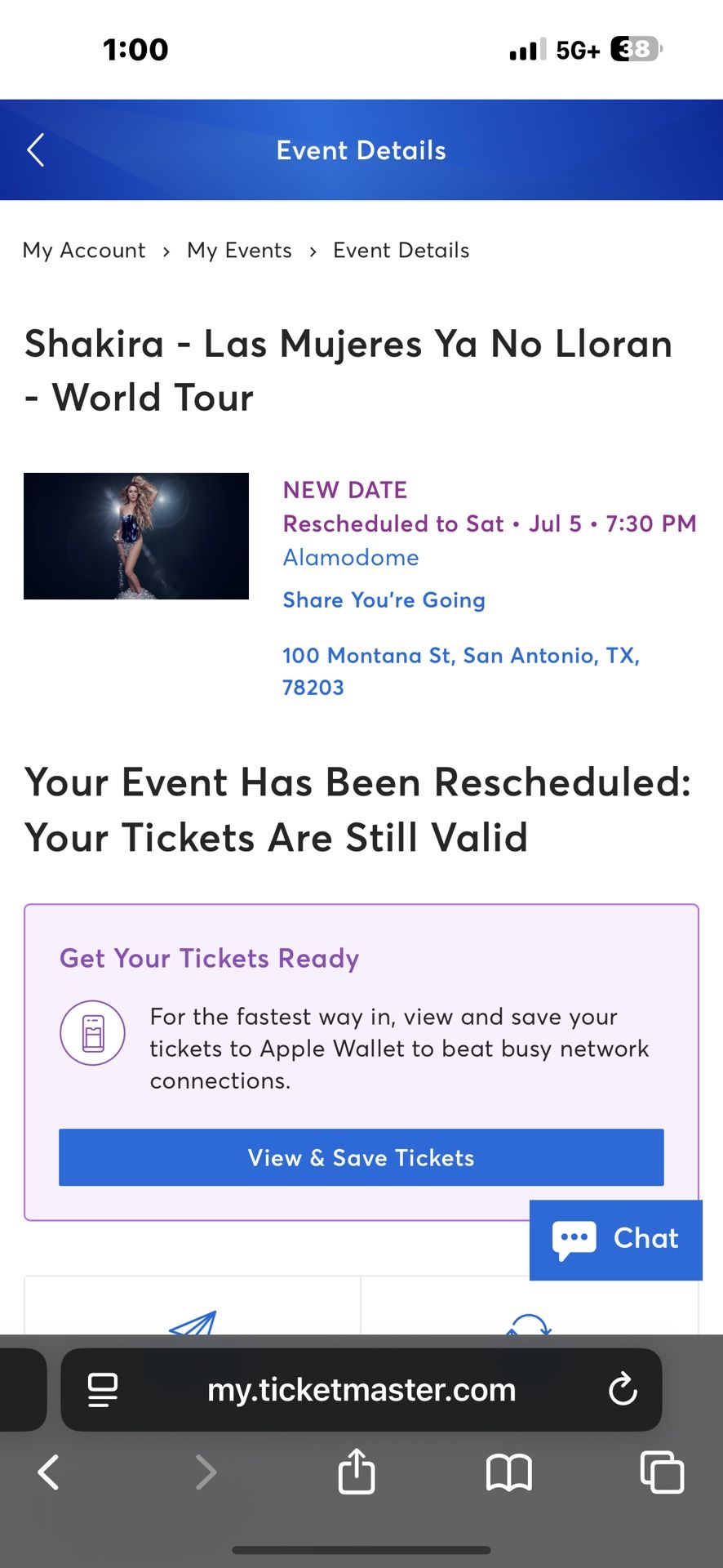 Shakira Tickets for Sale in San Antonio, TX - OfferUp