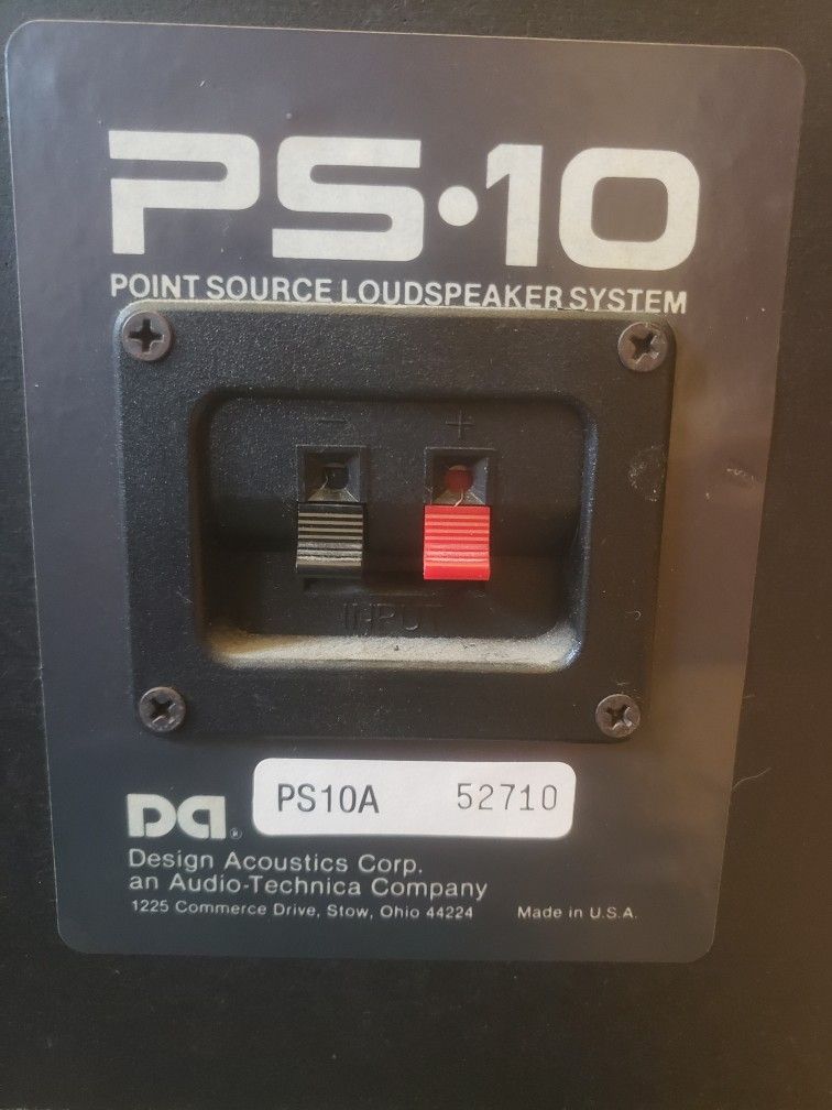 Design Acoustics Speakers Ps 10