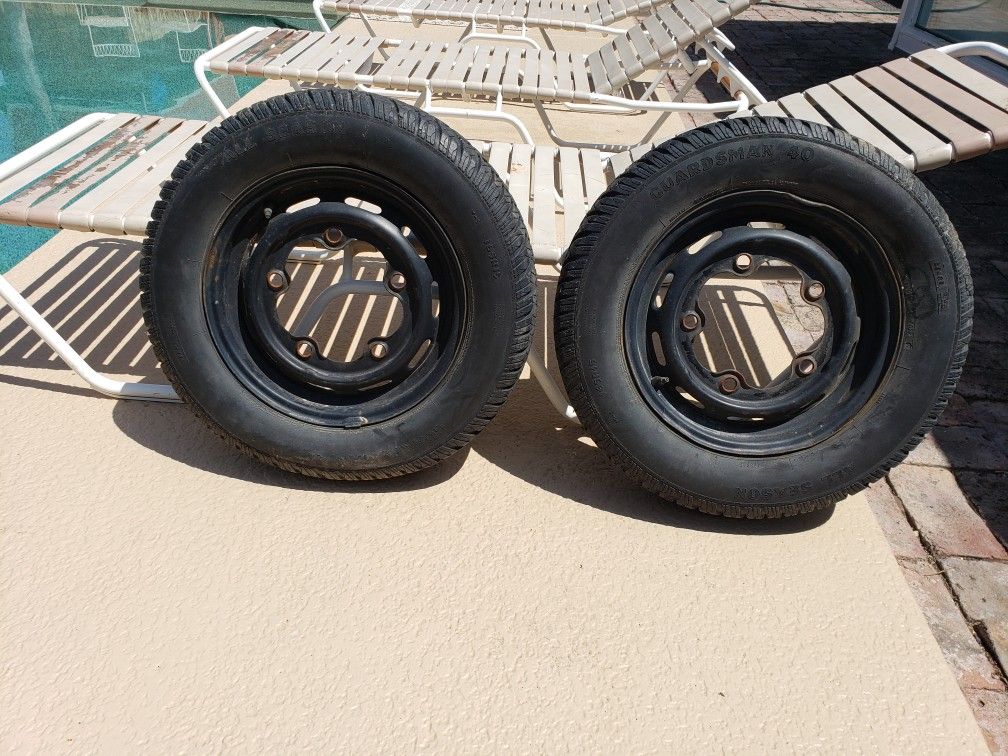 Two tires Volkswagen vw wheels for Sale in Phoenix, AZ - OfferUp