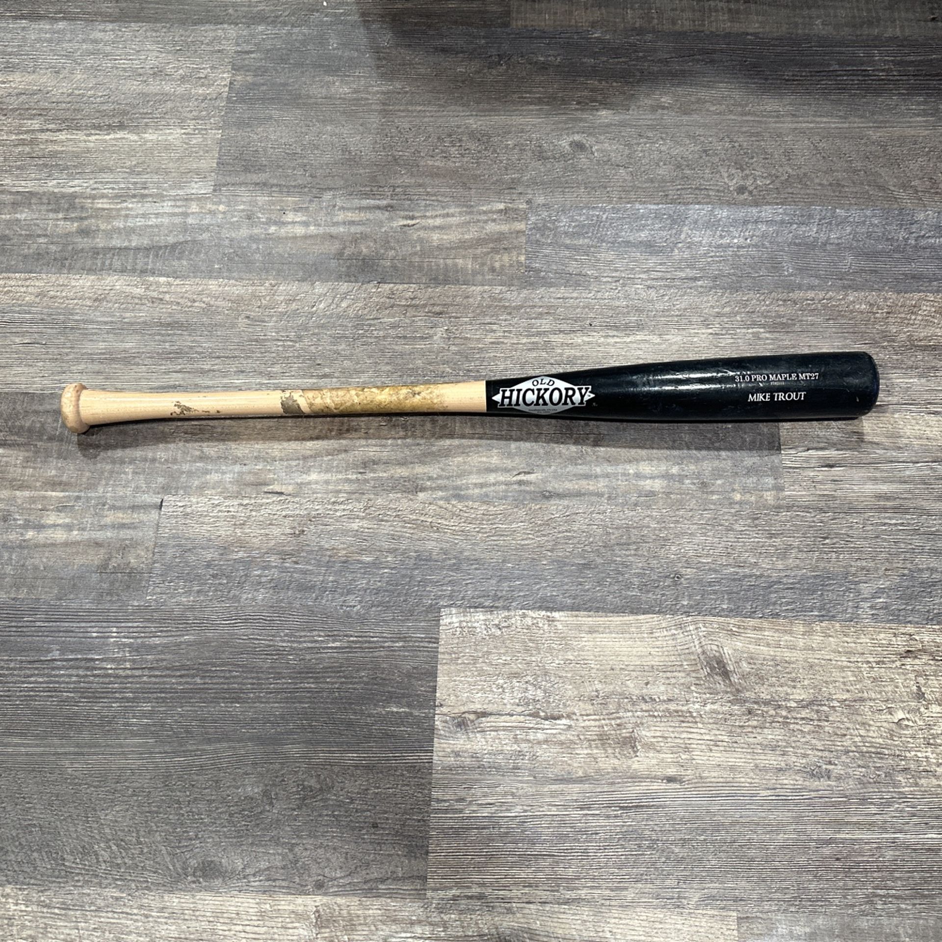 Mike Trout Old hickory Maple Wood Bat 31 Inches for Sale in Colorado ...