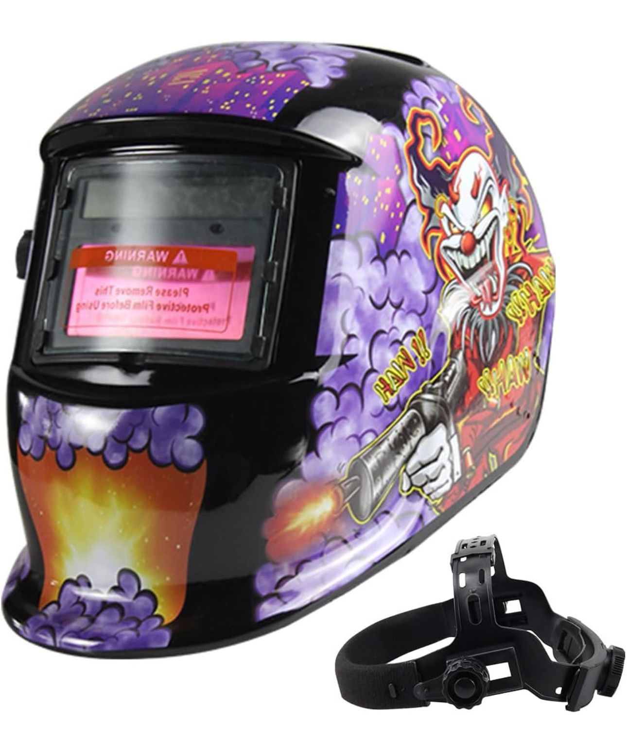 Welding Helmet Auto Darkening Solar Powered with Adjustable Shade 4/9 ...