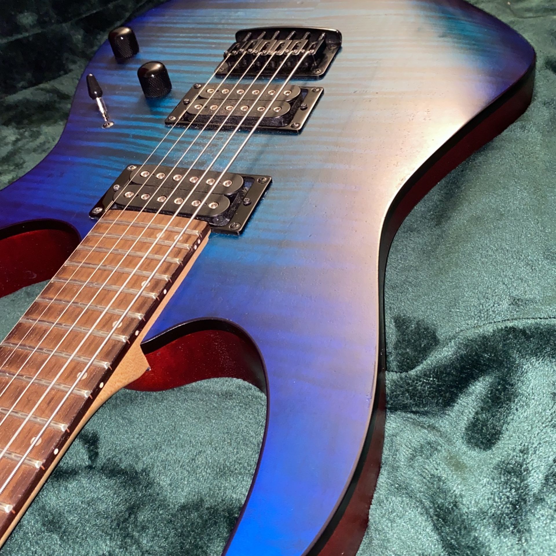 Ibanez RG Super Strat Stratocaster Beautiful Blue Jem Double Humbucker ...