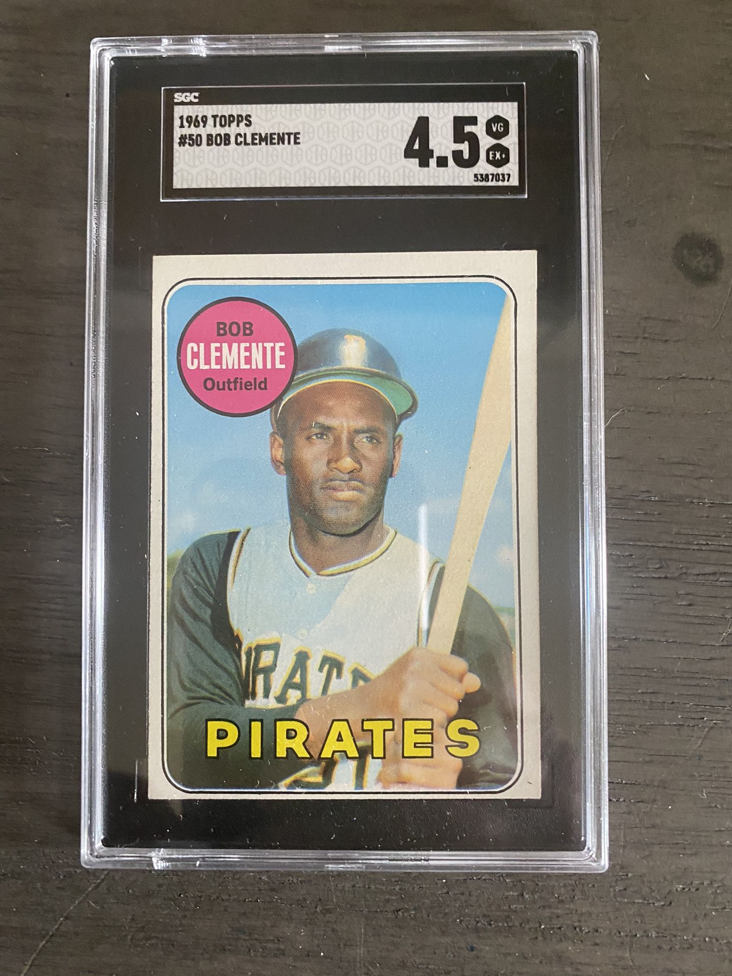 Roberto Clemente, 1969 Graded Baseball Card for Sale in Butler, PA ...