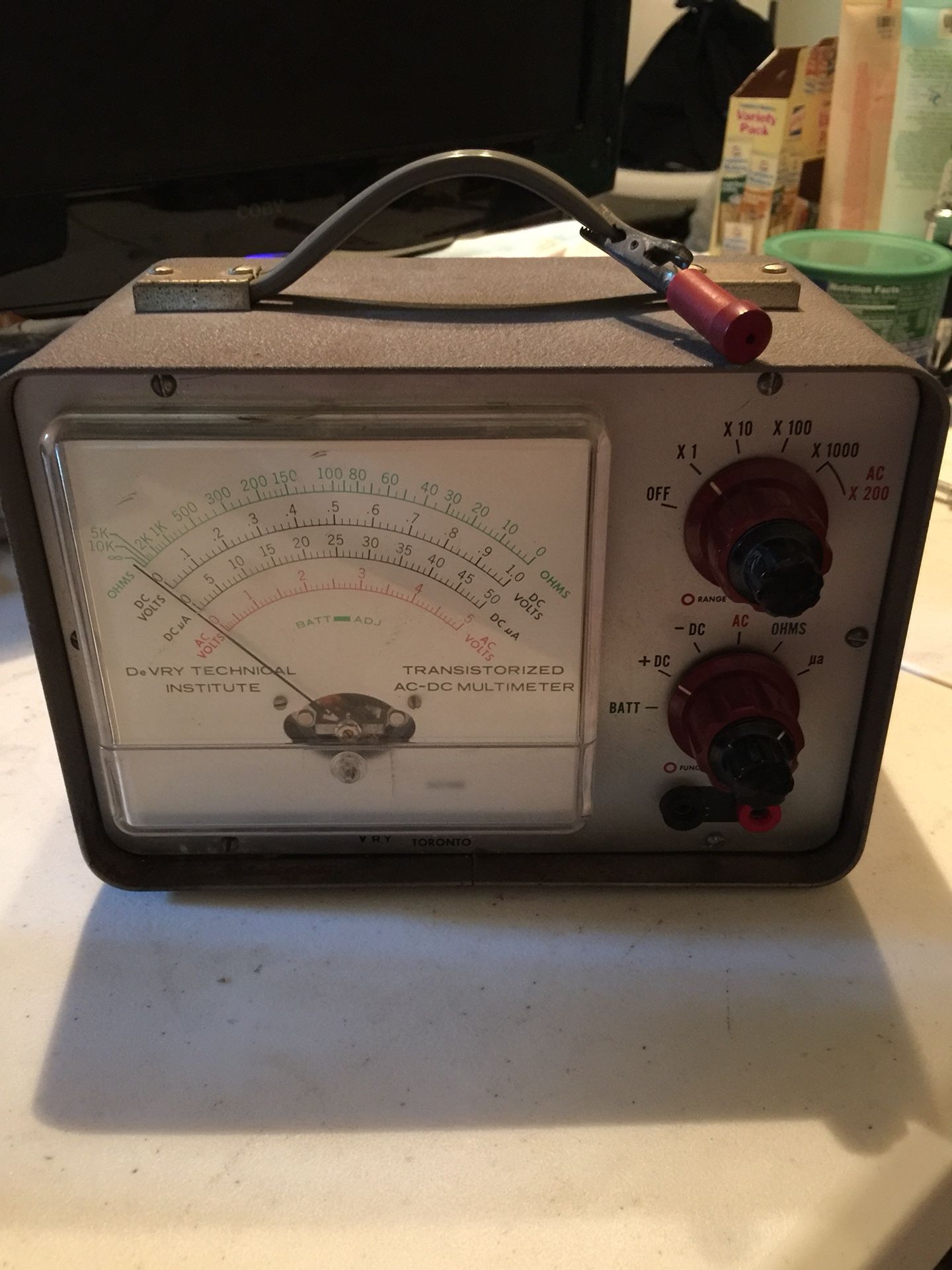 Vintage DeVry Transistorized AC-DC Multimeter for Sale in Wilmington ...