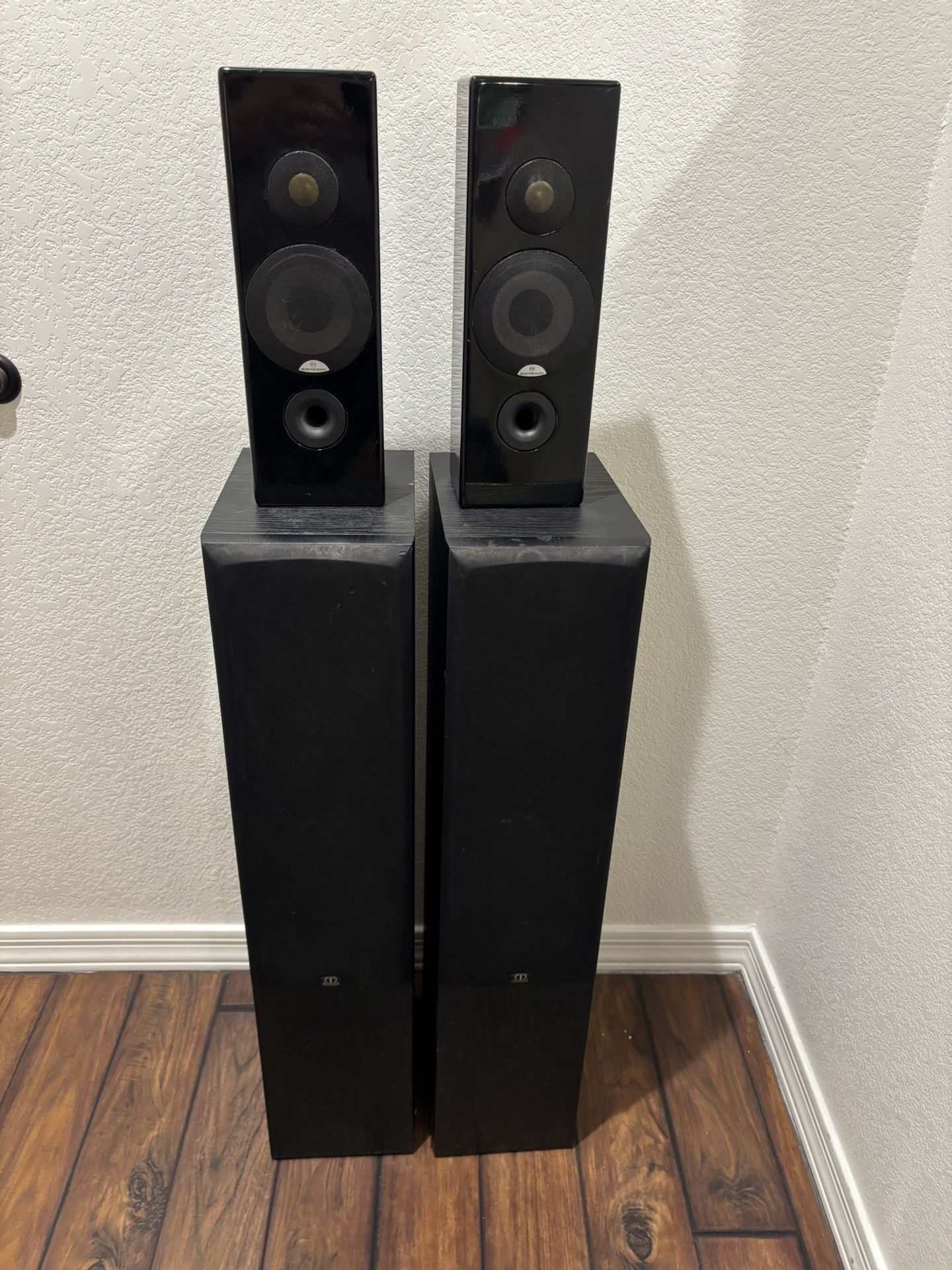 Monitor Audio Speakers Bronze B4 Radius 180 Floor Standing Tower for ...