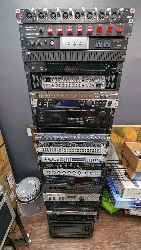 Nearly 20 Pro Audio & Video Units! Over 10K In items + $2K AV Rack for ...