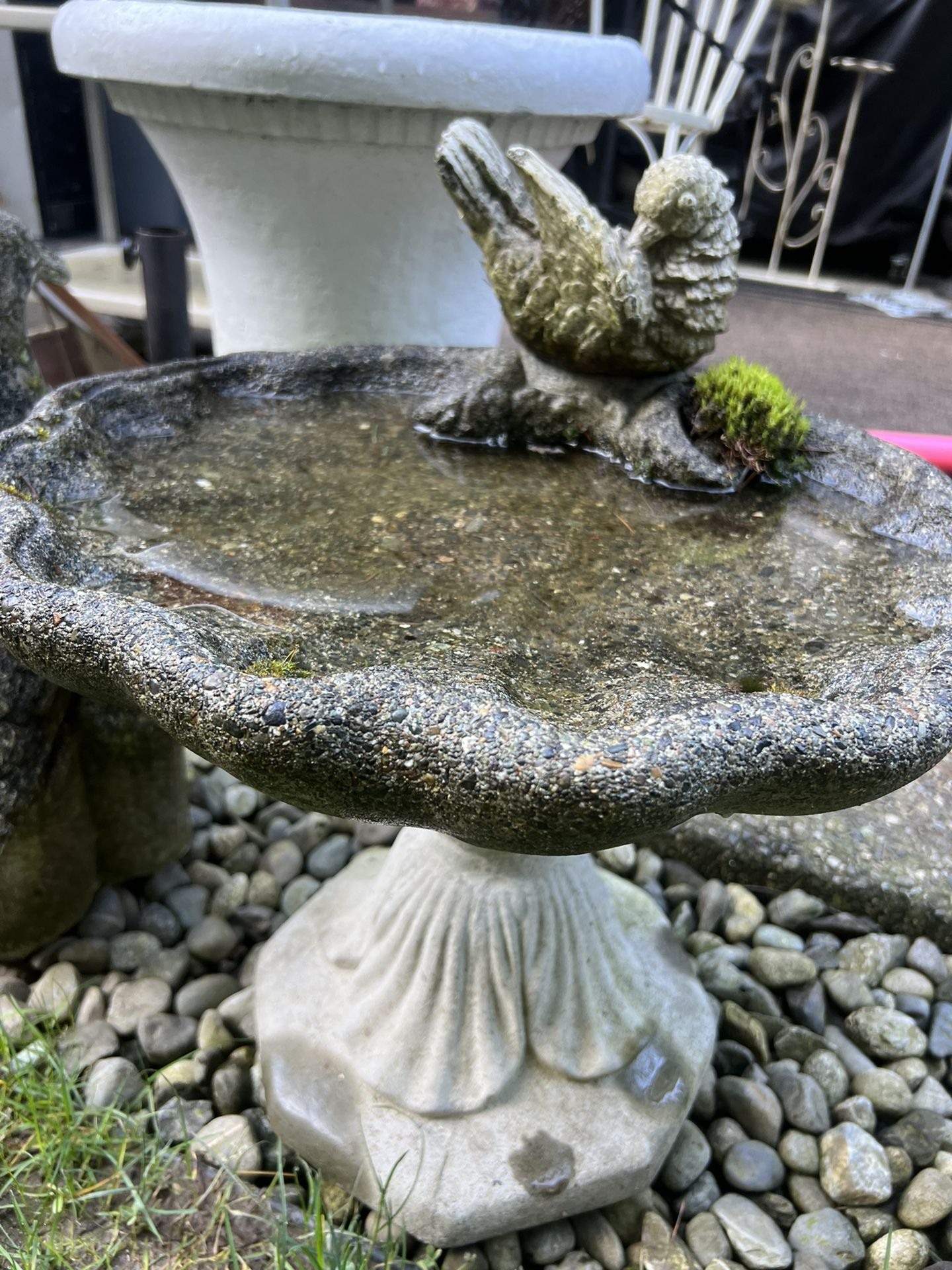 Vintage Cement Birdbath for Sale in Arlington, WA - OfferUp