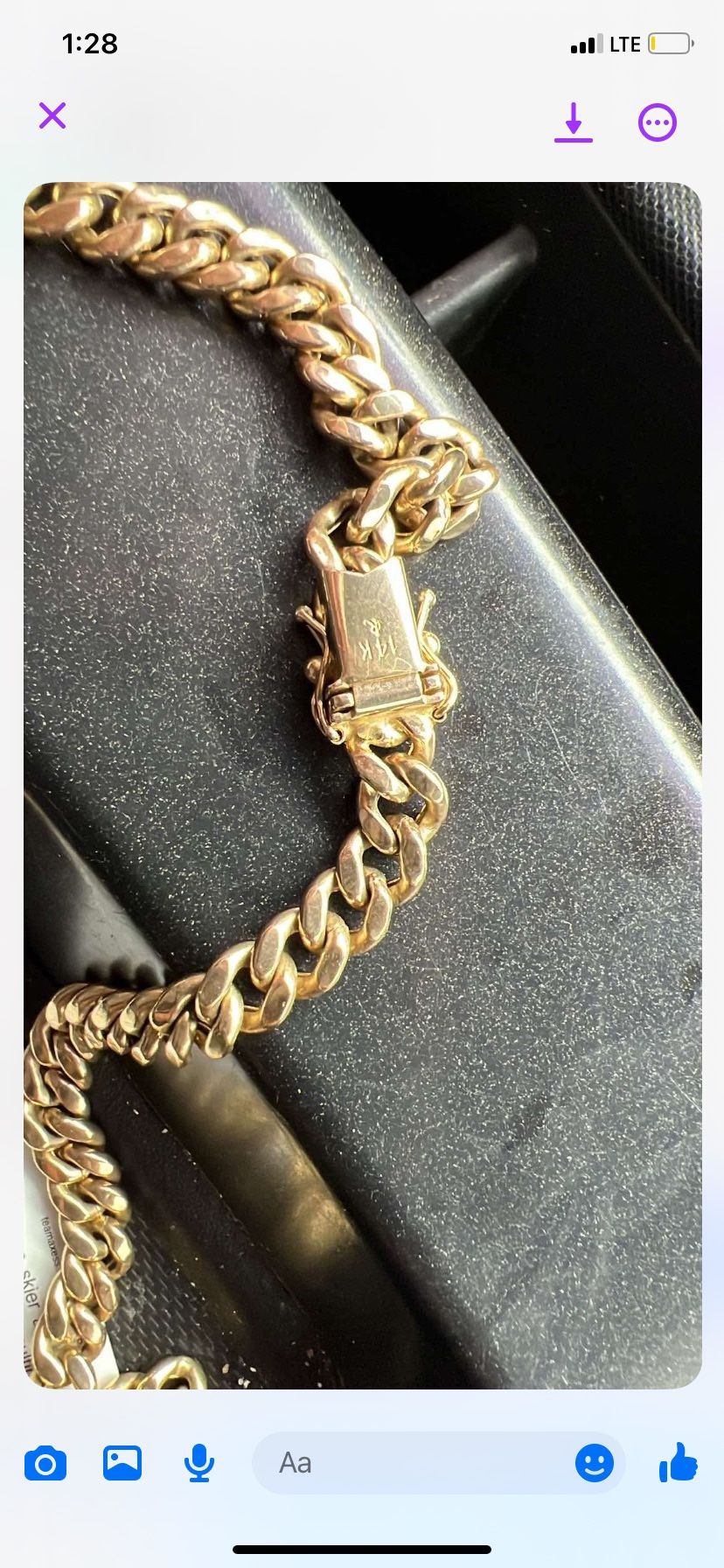 14k 26.2 Grams Cuban Obo for Sale in Denver, CO - OfferUp