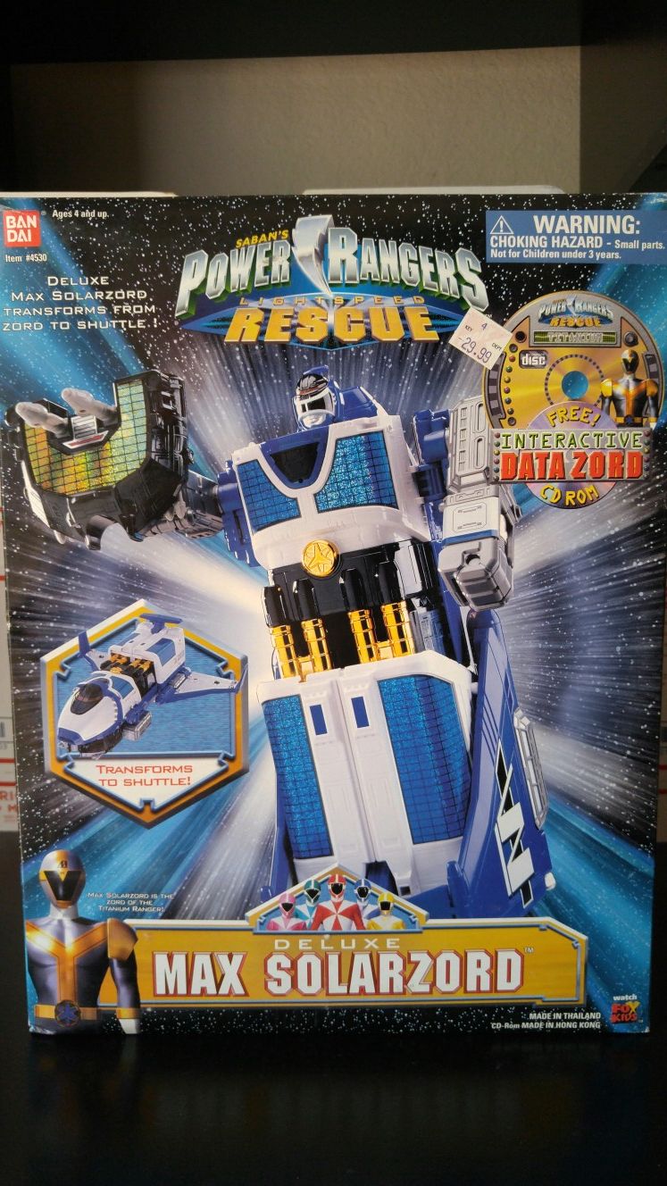 Power Rangers Lightspeed Rescue Titanium Ranger Megazord