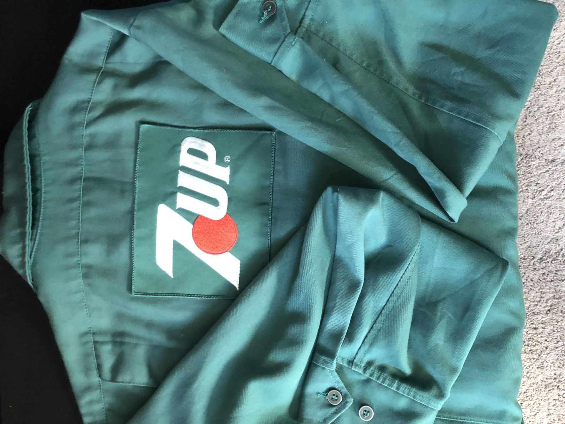 VTG 1970s Unitog 7UP uniform delivery jacket - XL Authentic for Sale in ...