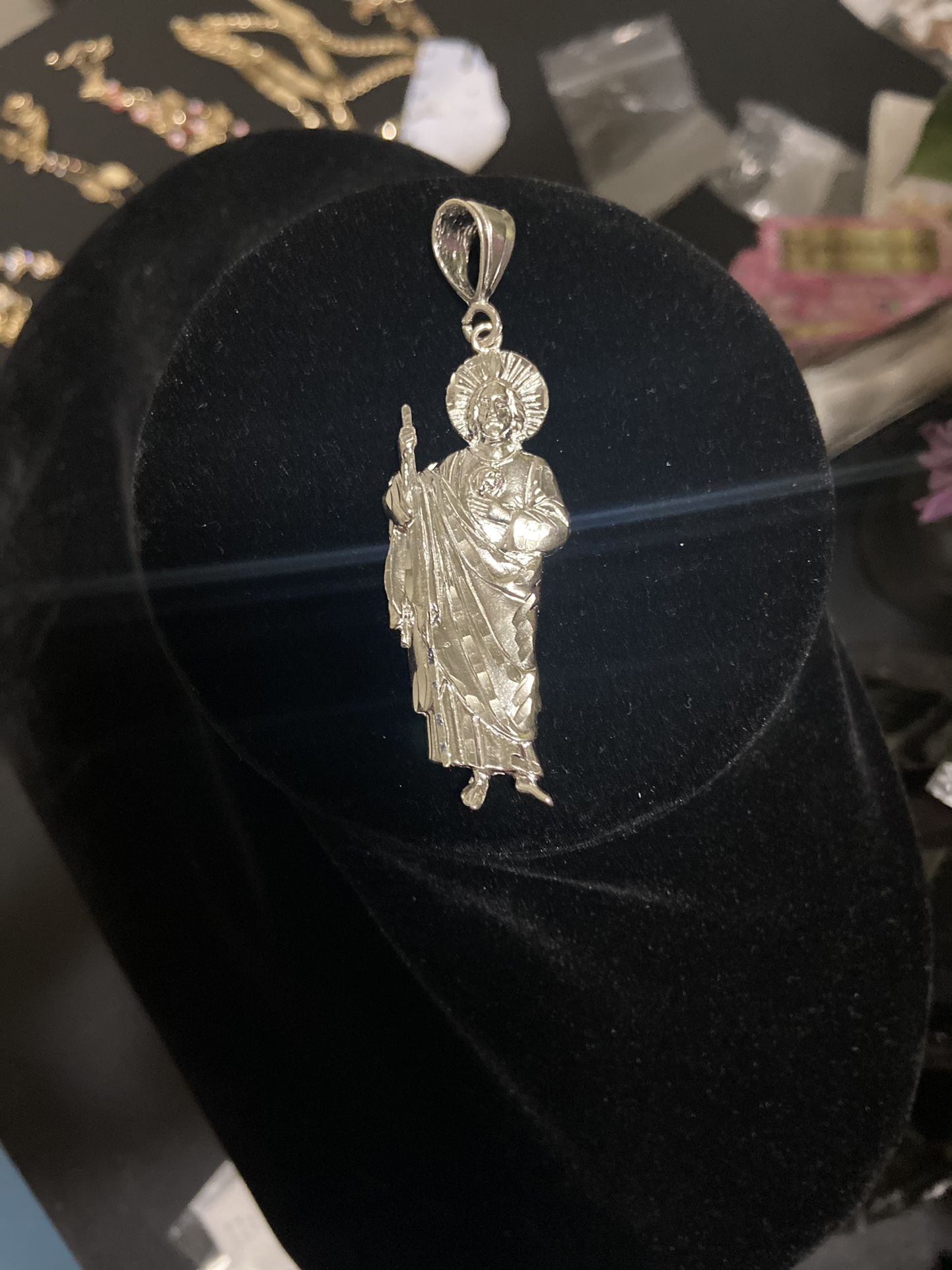 Big Silver San Judas Pendant for Sale in Riverside, CA - OfferUp