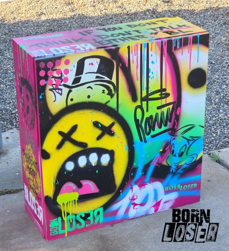 Graffiti Cabinet - Original Artwork - You Either Dig it Or You Dont ...