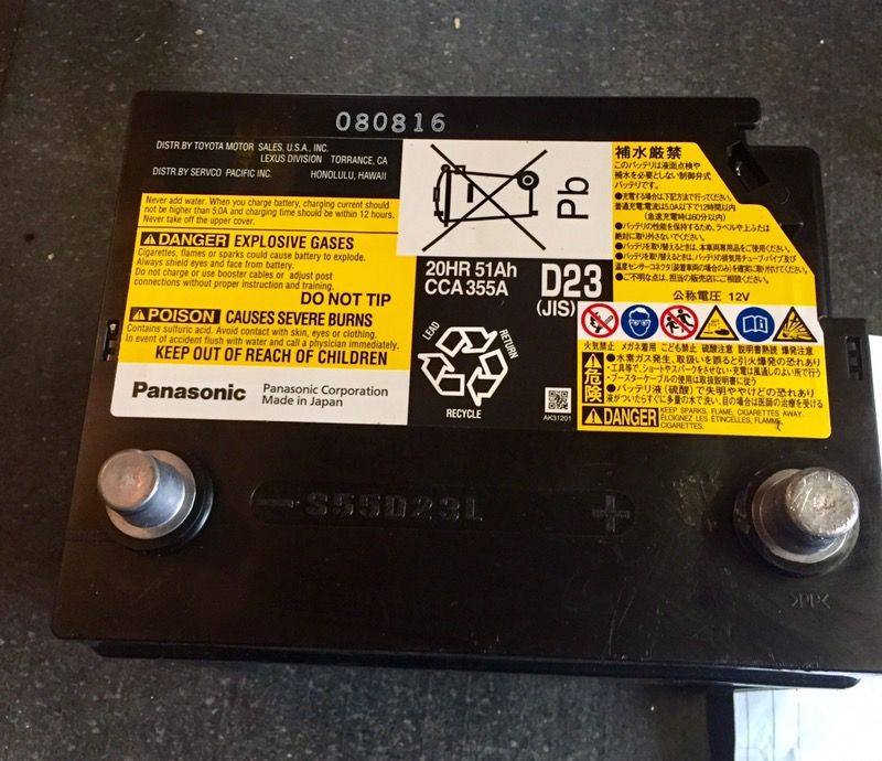 TOYOTA CAR BATTERY 28800-31290 for Sale in El Cajon, CA - OfferUp