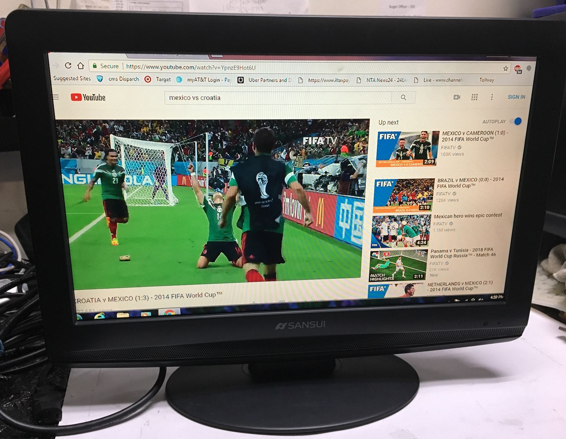 Pre-Black Friday Sales Sansui HDLCD185W 19 Inch LCD TV/ Monitor - HDMI ...