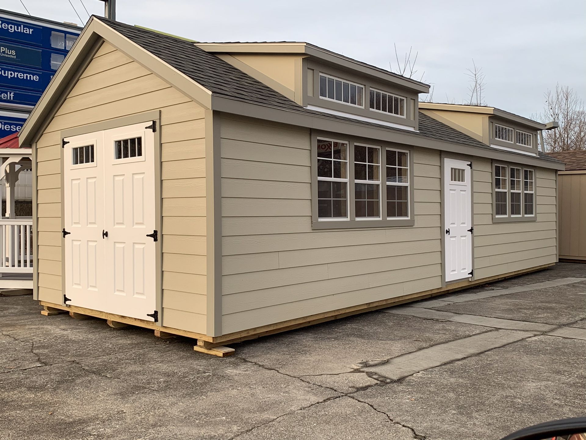 12x32 New England Style Shed, Man cave, she shed, workshop, garden shed ...