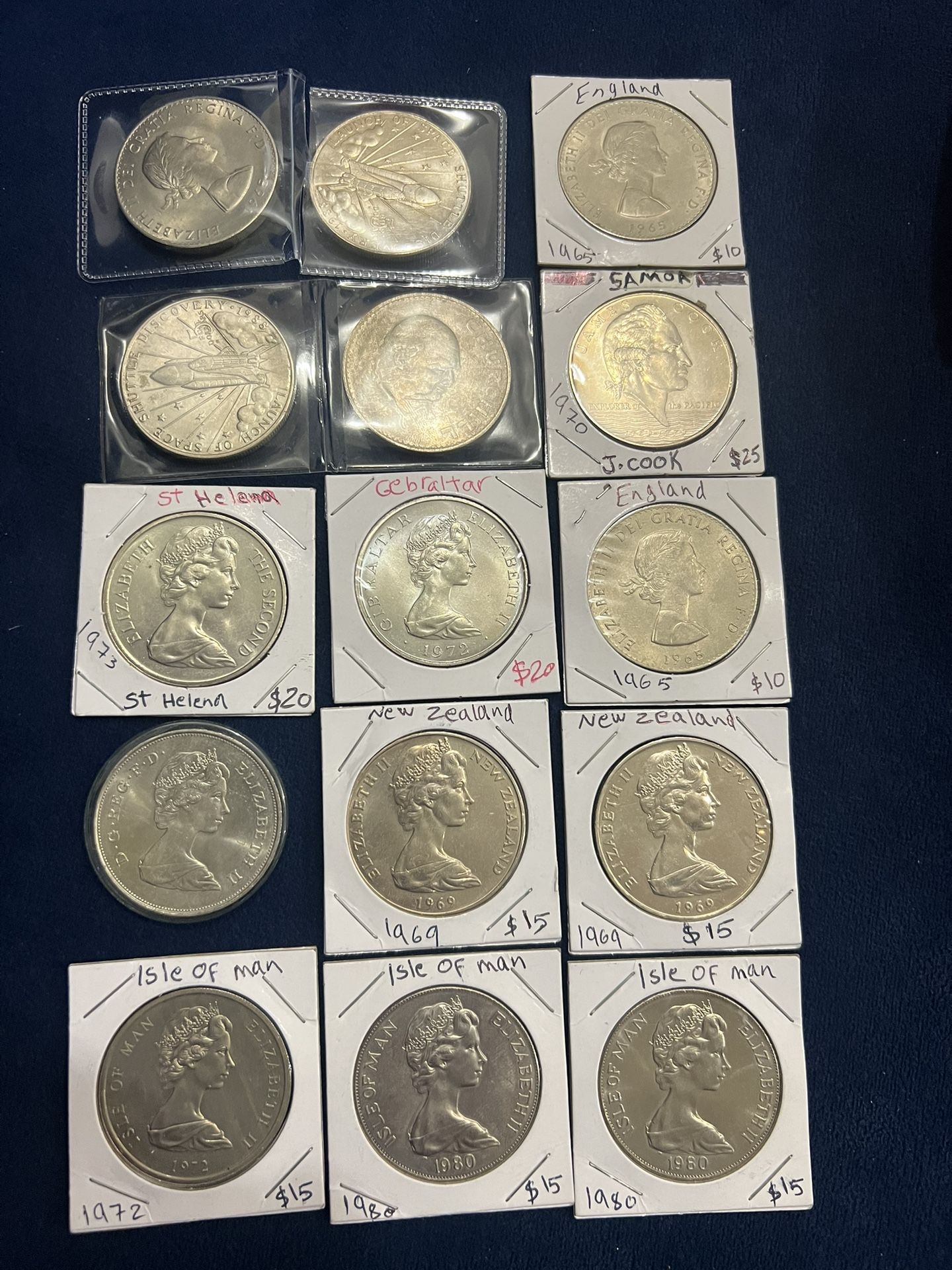 Large foreign coins ((15 pieces) not silver for Sale in Henderson, NV ...