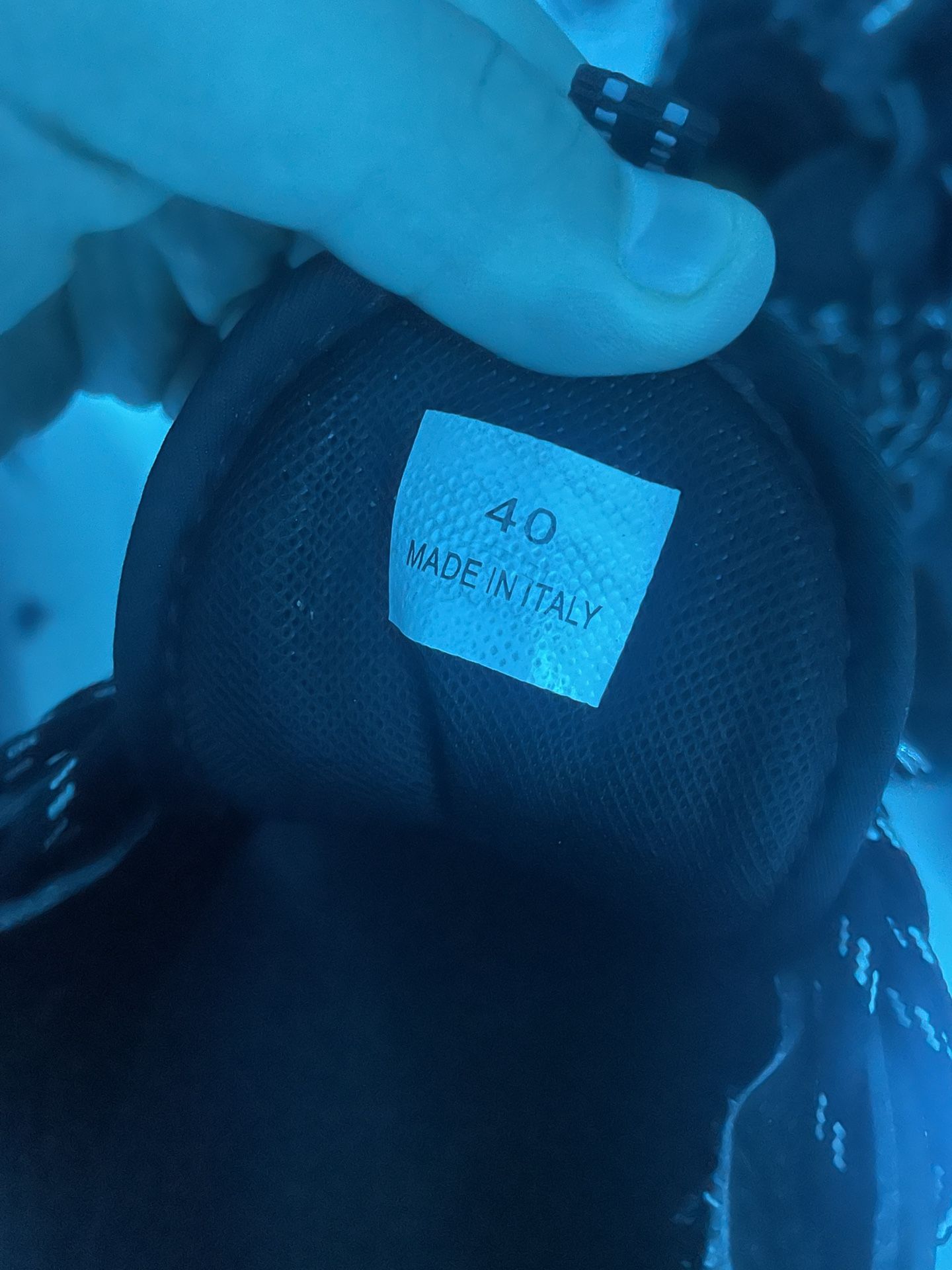 All Black Versace Chain Reaction Size 40(7y)