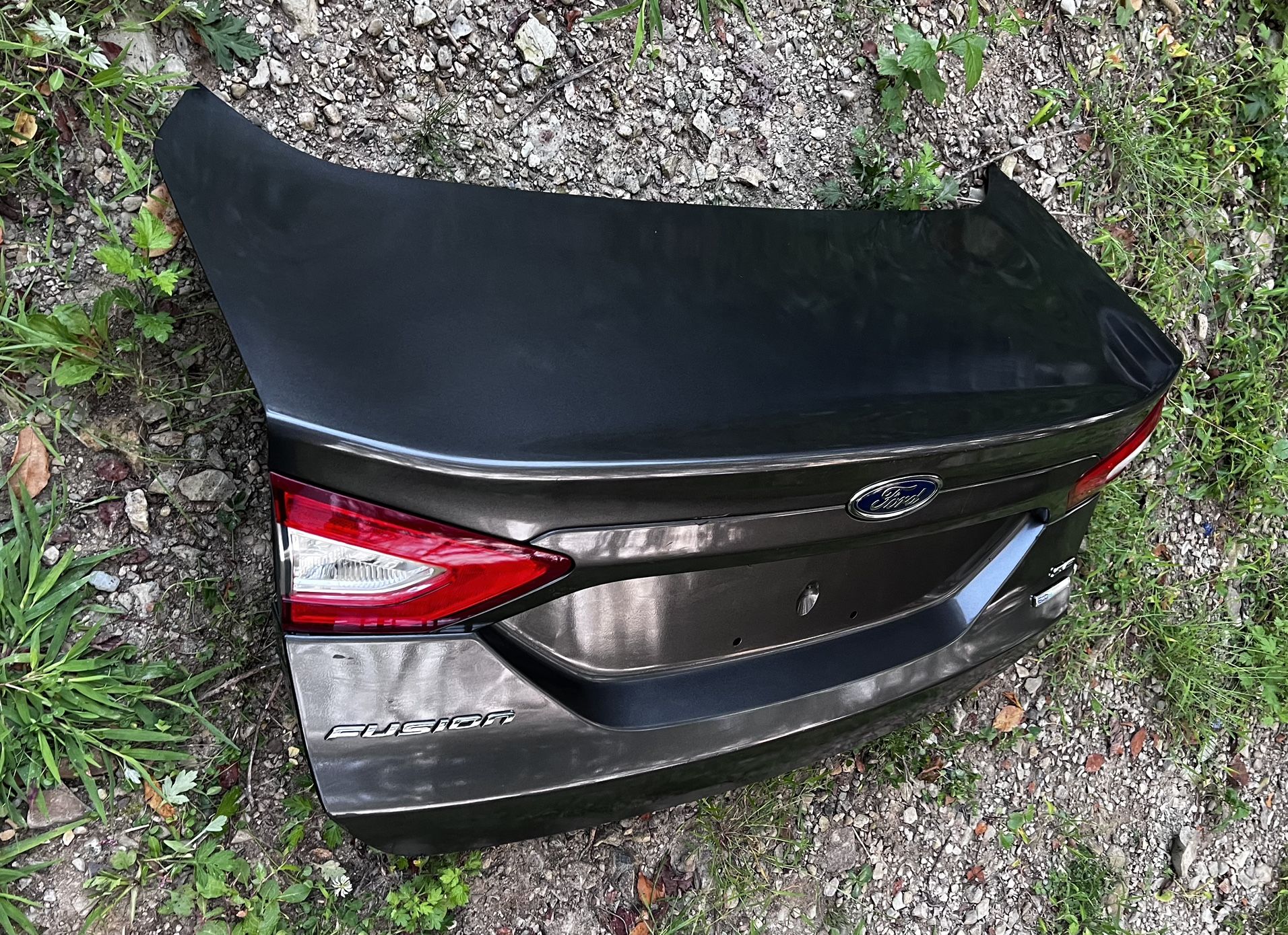 2013 2014 2015 2016 FORD FUSION REAR TRUNK LID GRAY ORIGINAL for Sale ...