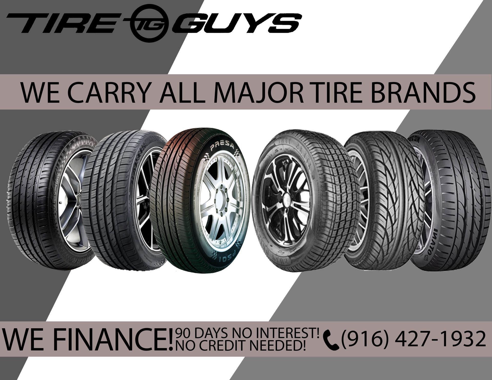BRAND NEW TIRES FOR SALE TIRE GUYS WE FINANCE NO CREDIT NEEDED 90 DAY ...