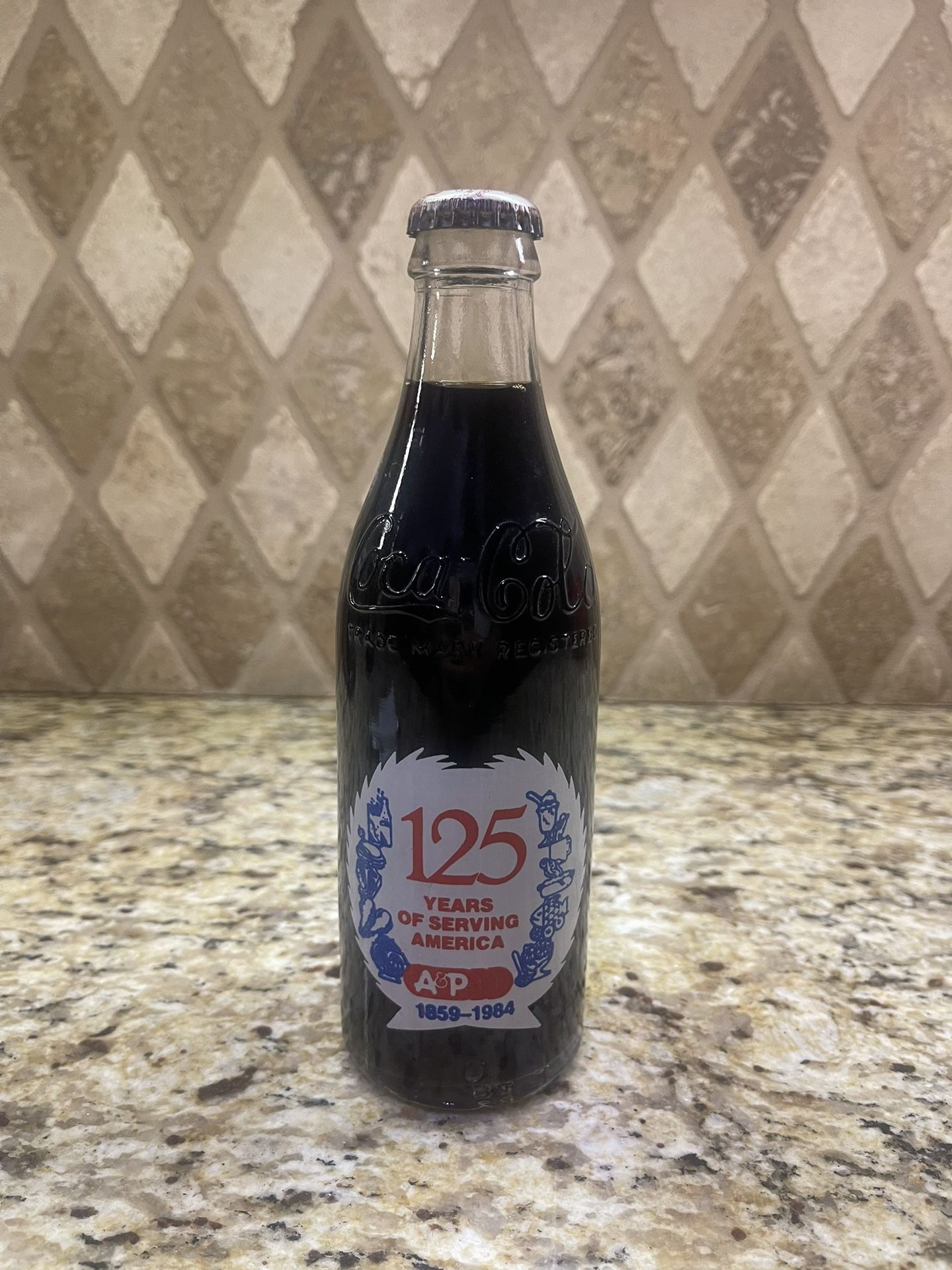 Coca Cola Bottle A&P Supermarket 125 Years of Serving America Coke for ...