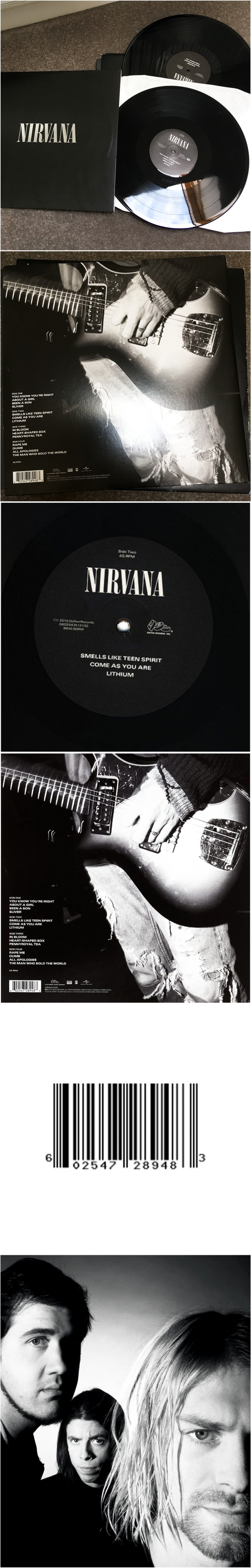 Best of Nirvana Vinyl Record Music Album, Teen Spirit, The Beatles & Woodstock for Sale in ...