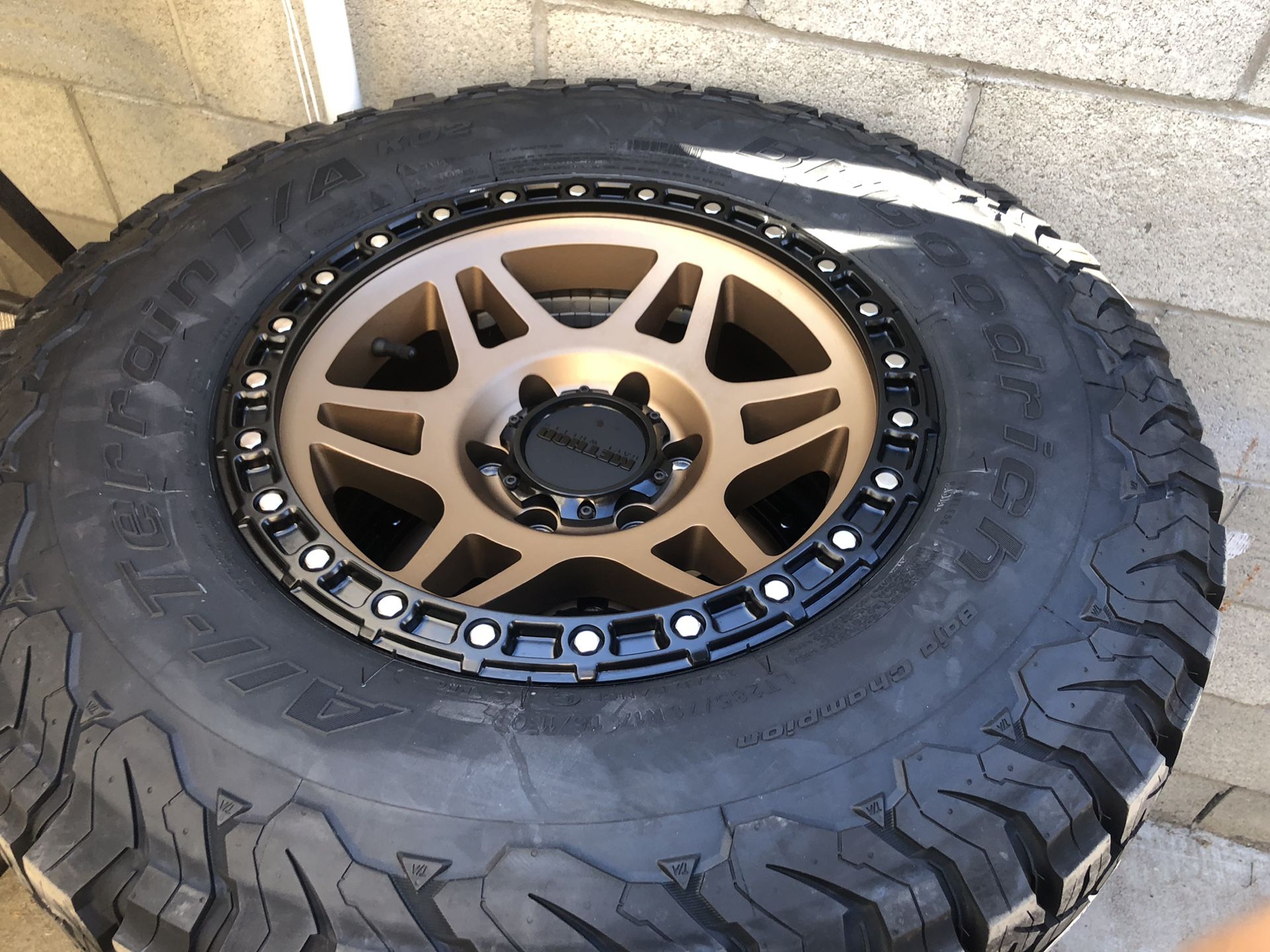 Brand new 2019 method MR312 with Bfgoodrich ko2 285/70/17 for Tacoma ...