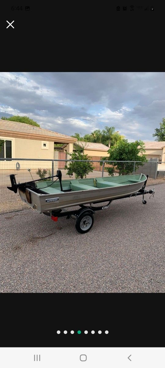1986 boat & 2017 trailer Sears Gamefisher for Sale in San Tan Valley ...