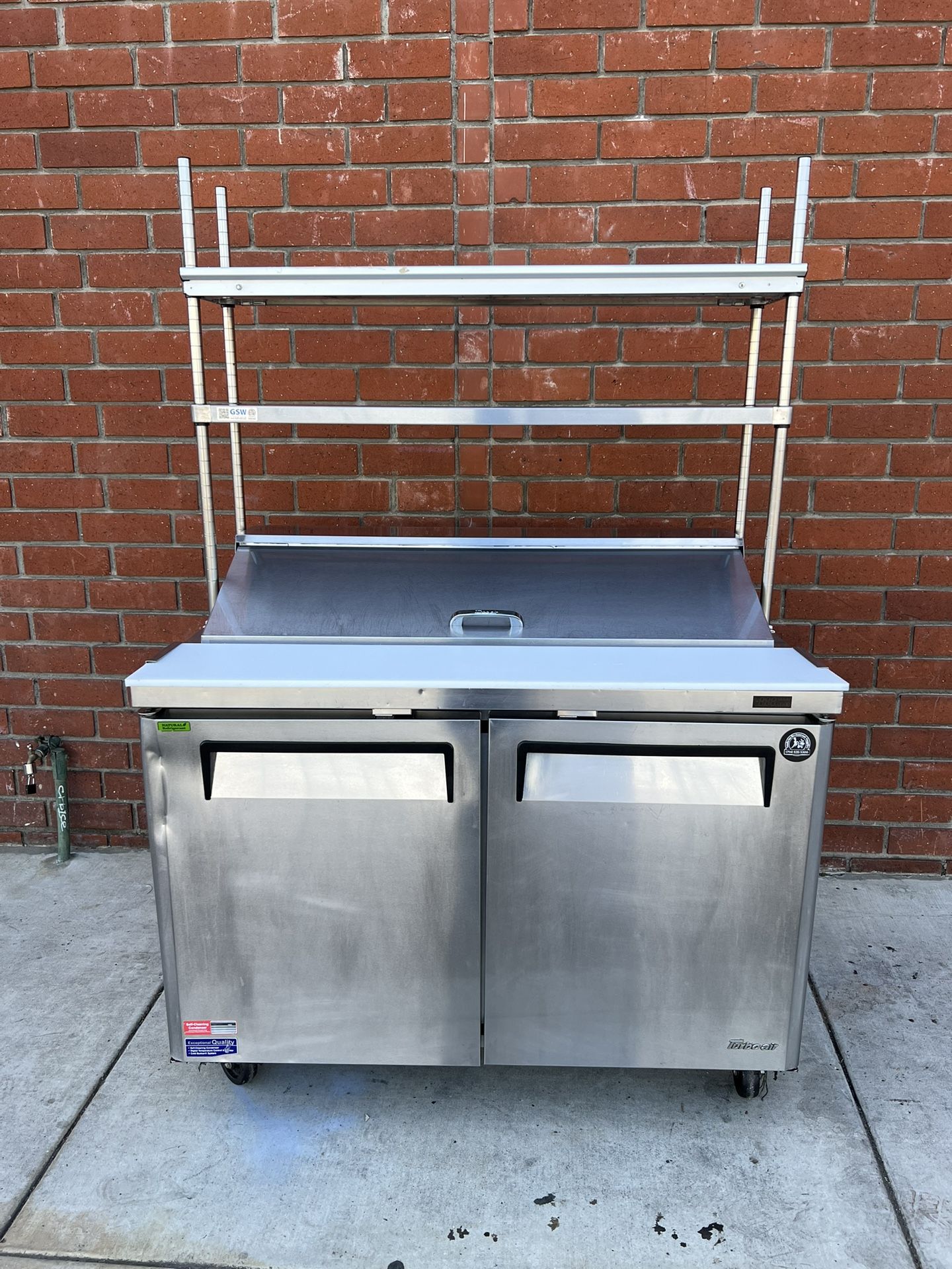 Turbo Air MST-48-N 48" M3 Series Sandwich/Salad Prep Table w ...