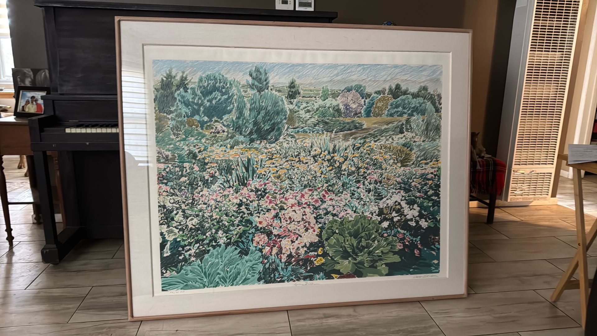 Giant Framed Signed Limited edition Landscape painting Print by Carson ...