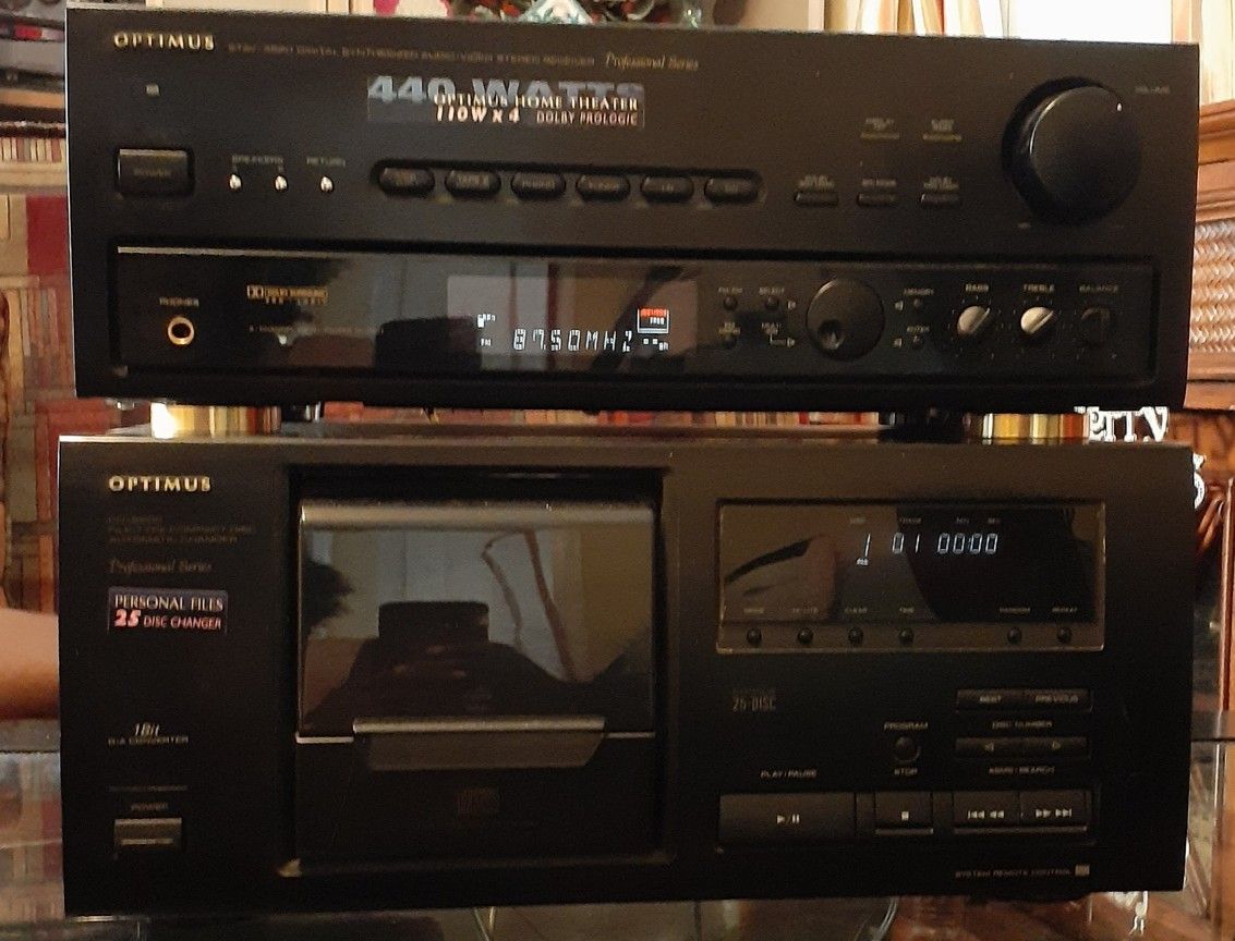 Optimus Audio/video Stereo Receiver PROFESSIONAL SERIES CD-8200- 25 ...