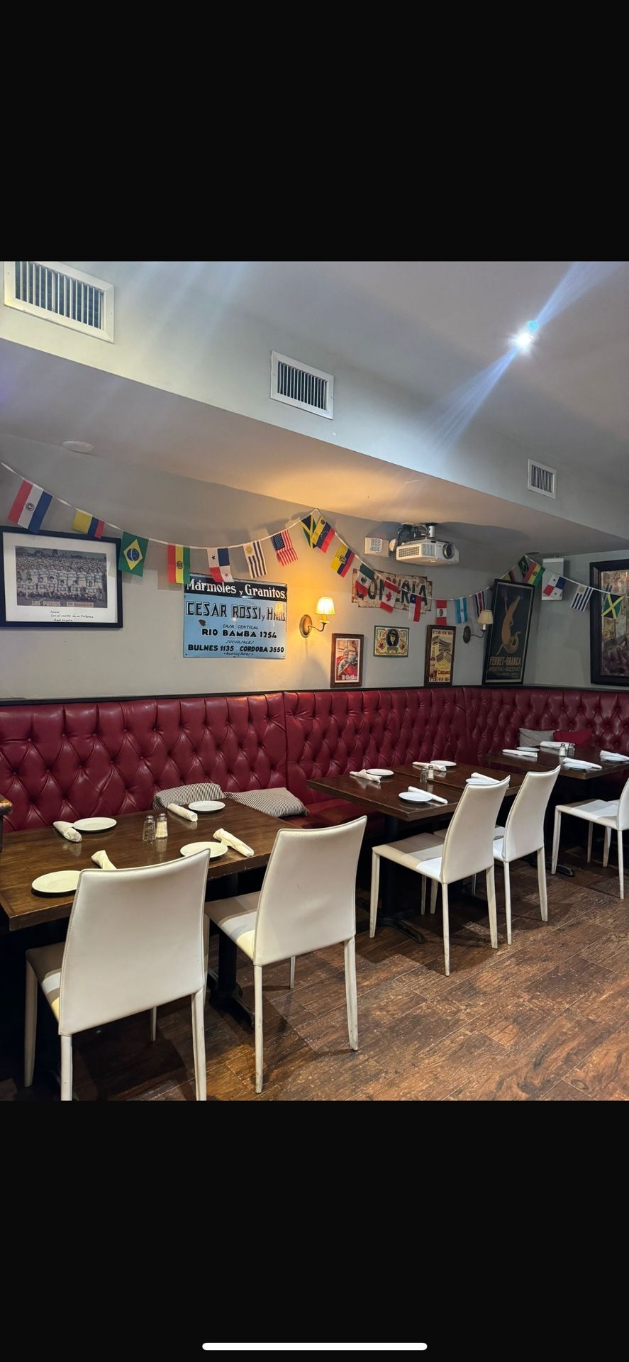 Tufted Red Leather Booth Bench Couch Seating for Sale in Miami, FL ...