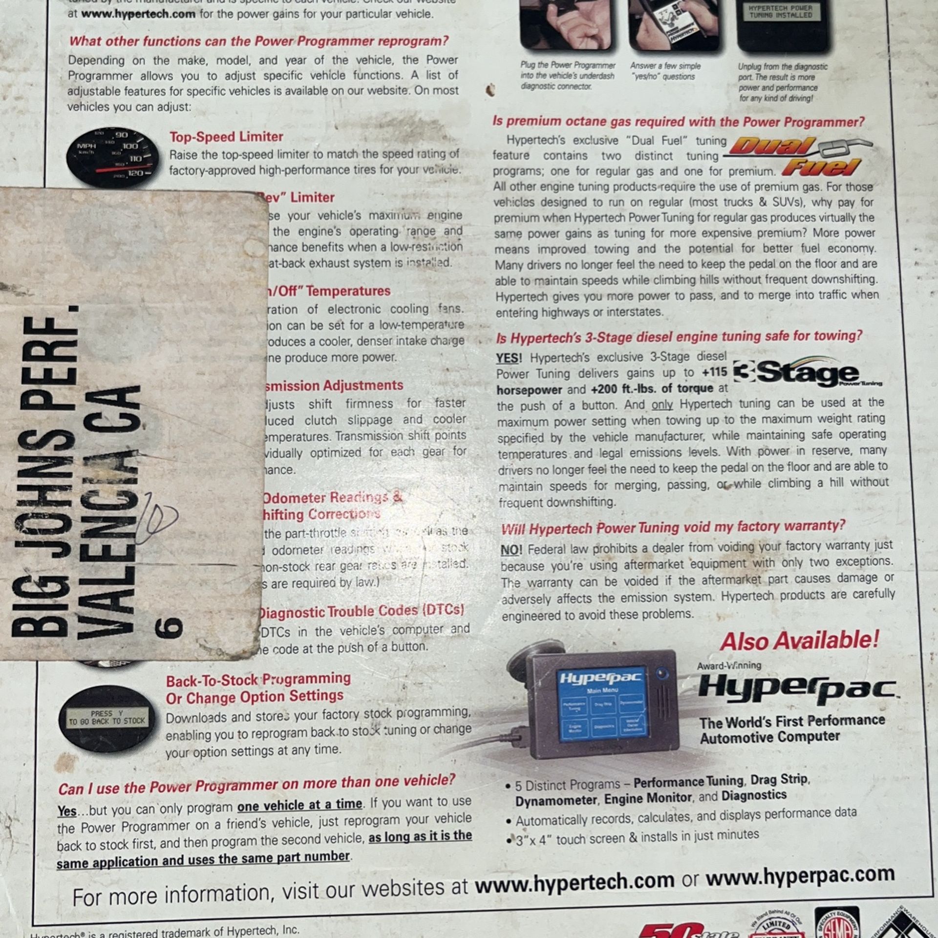 Hypertech Power Programmer for Sale in Visalia, CA - OfferUp