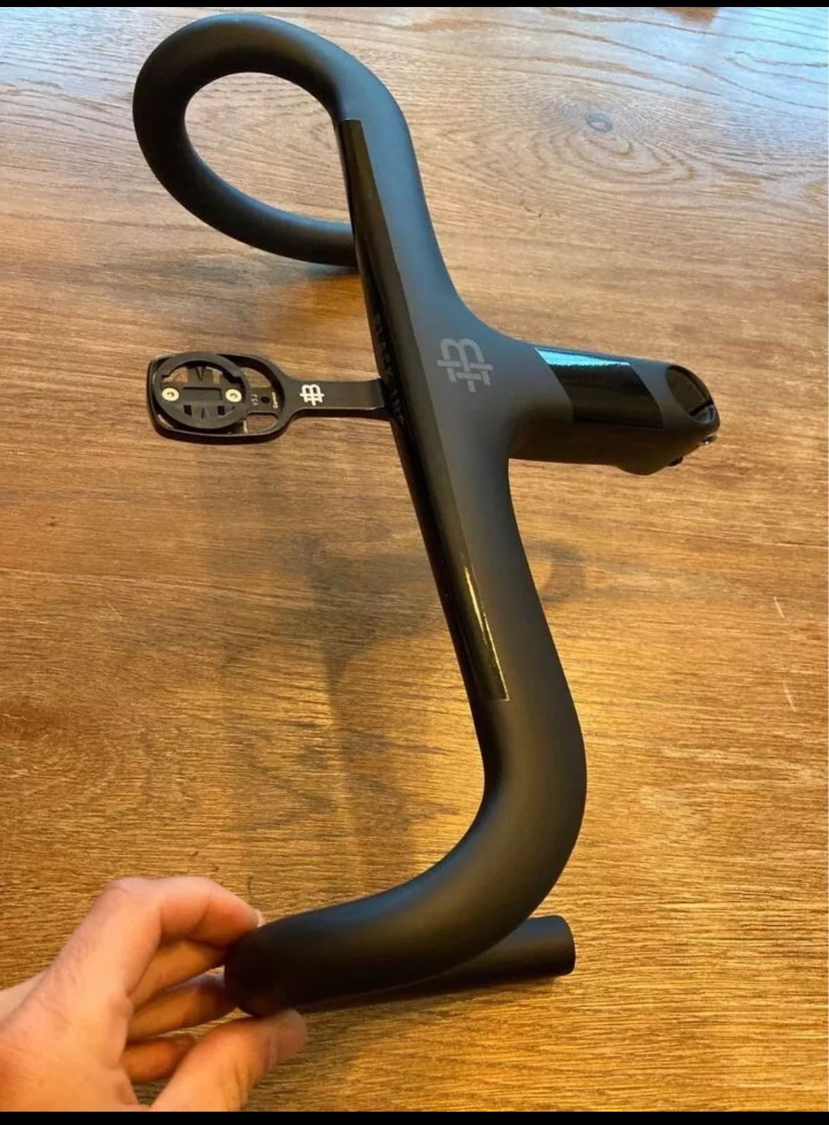 Black Inc integrated handlebar 120 mm x 38 cm road gravel bike carbon ...