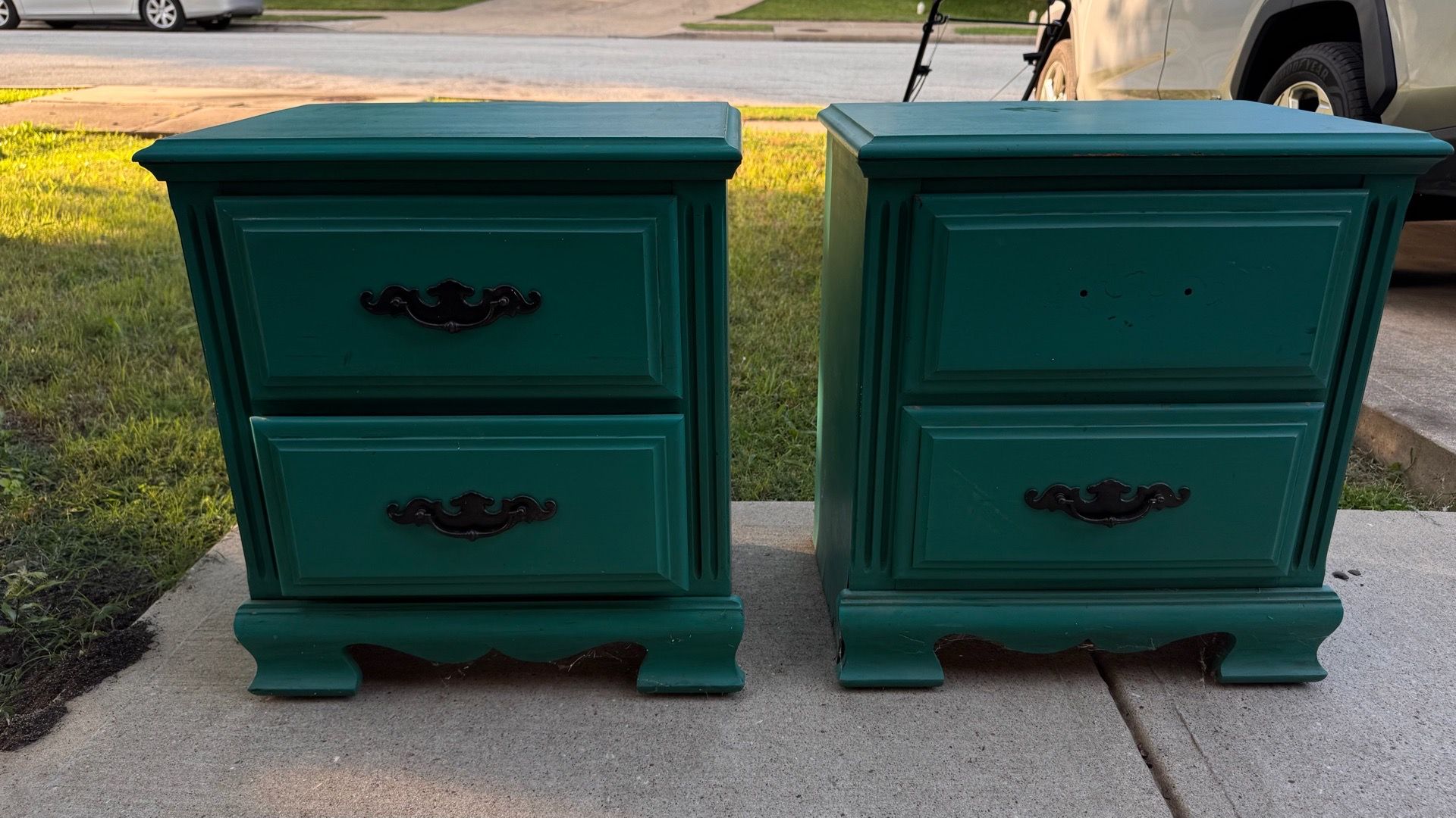 Vintage teal night stands for Sale in Pflugerville, TX - OfferUp
