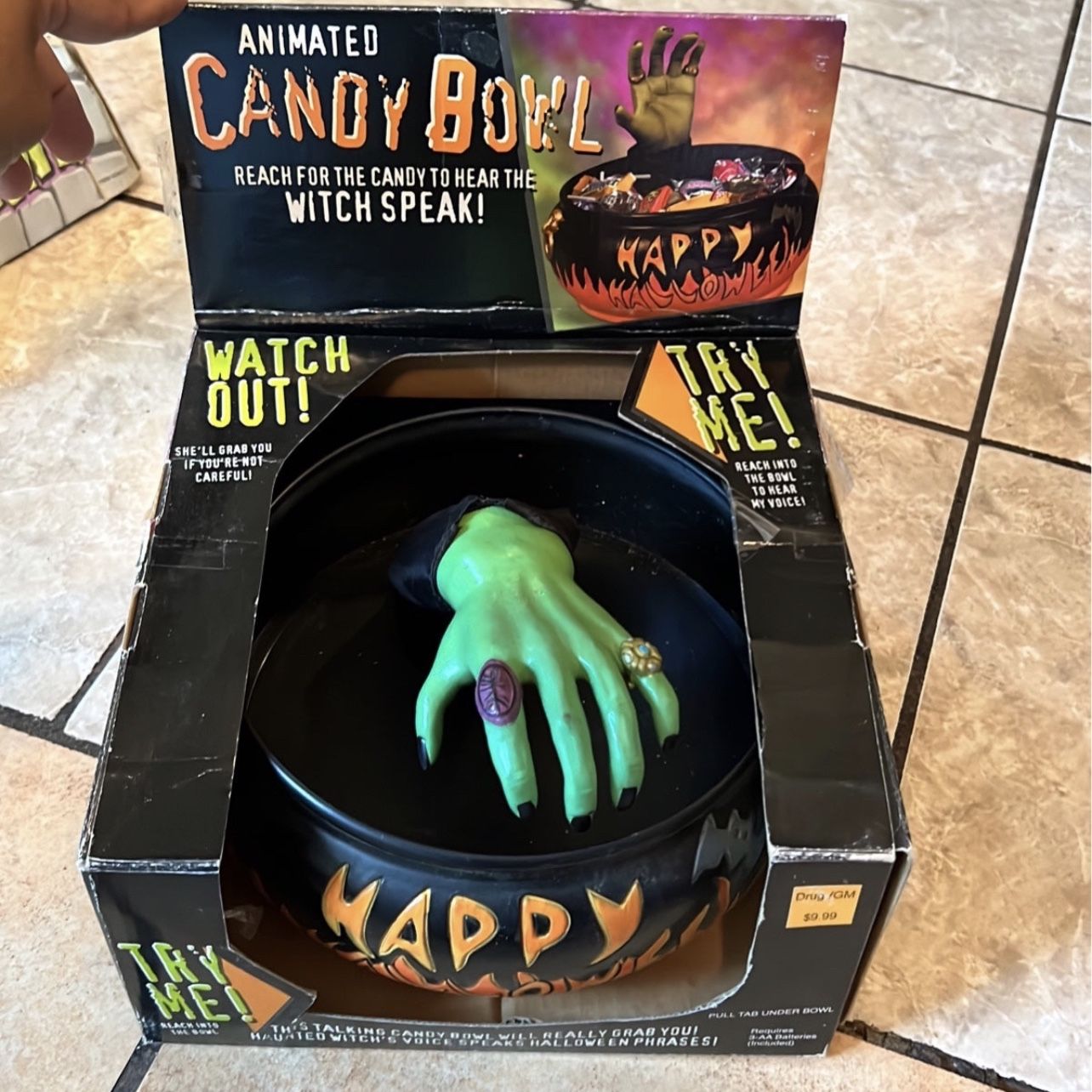 Halloween Candy Bowl Hand