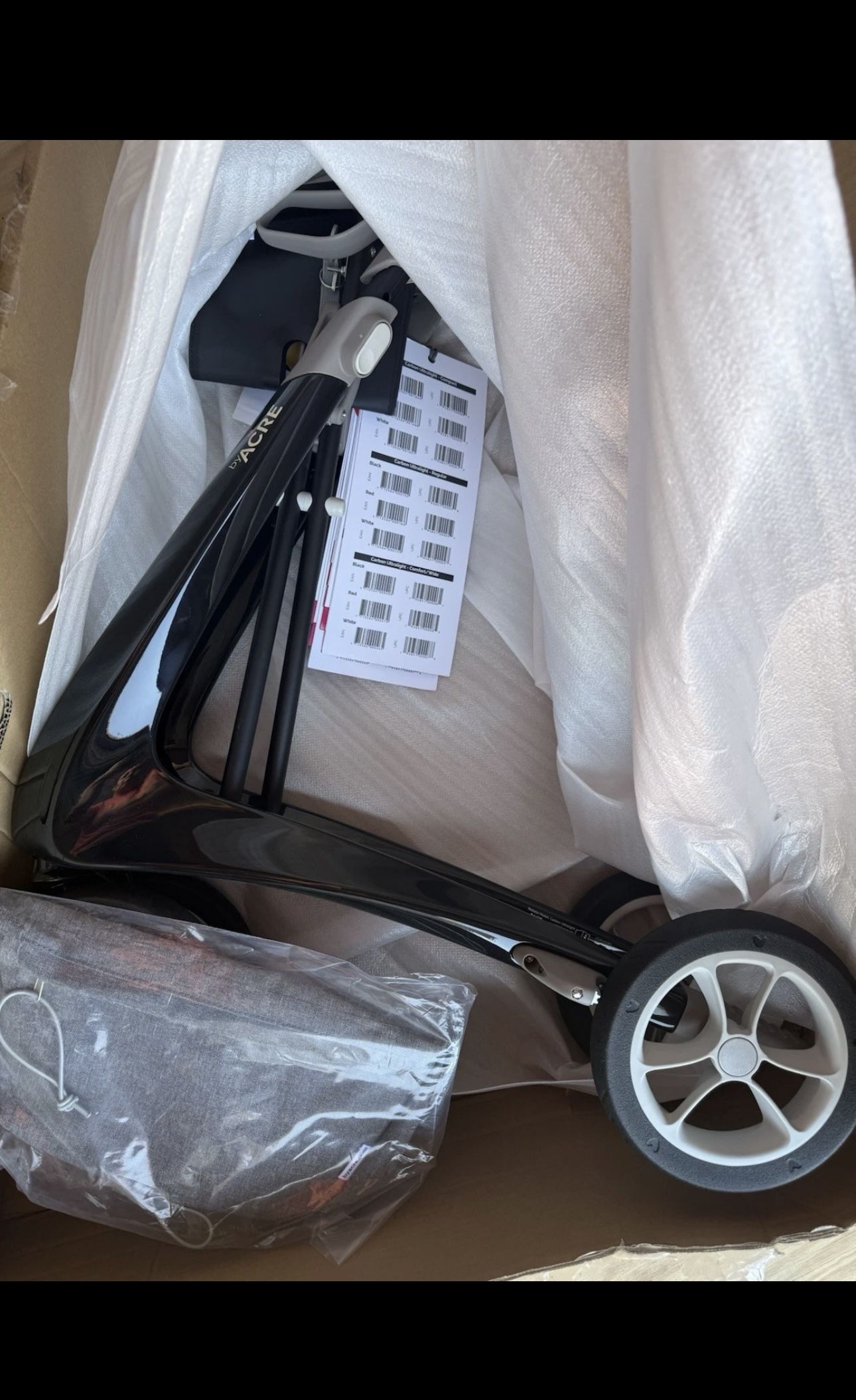 byACRE Carbon Ultralight Rollator Walker Regular Track,16.5" x 24"WxH ...
