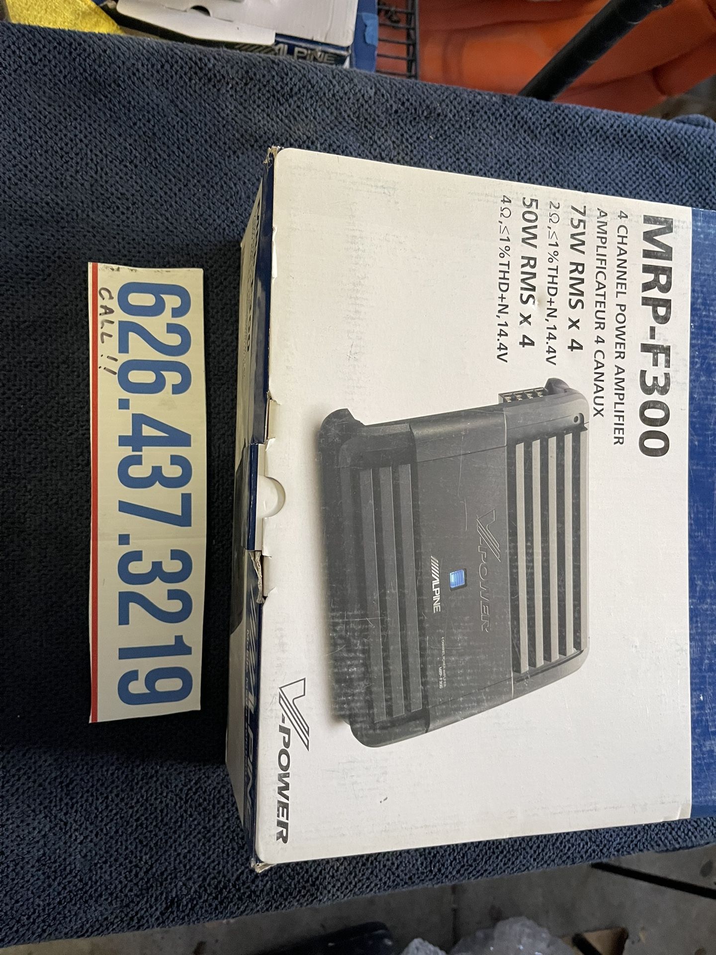 Alpine Amplifier MRP-F300 4-channel - New for Sale in Rosemead, CA ...