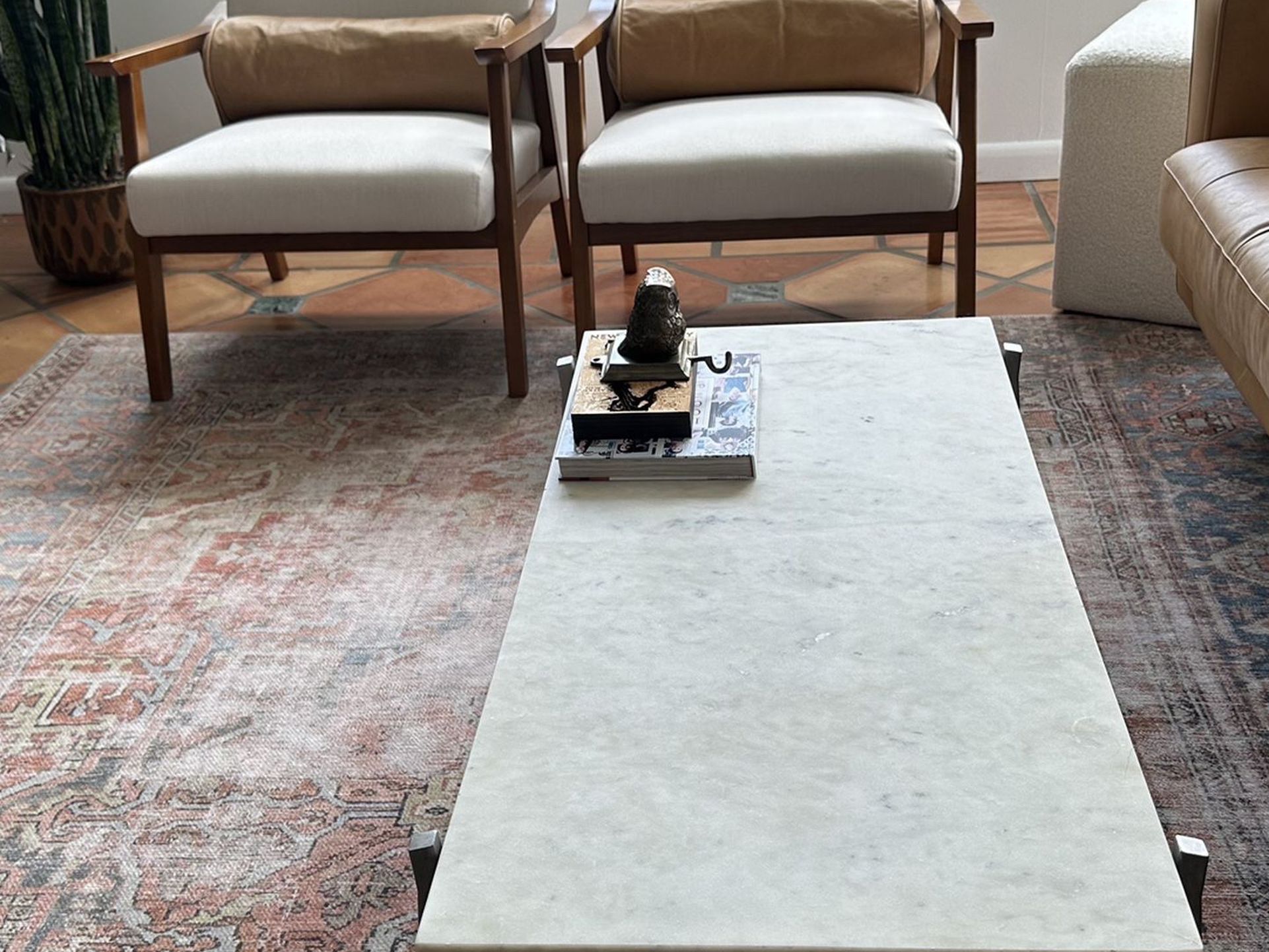 CB2 Coffee Table - CB2 Marble Coffee Table for Sale in Miami, FL - OfferUp