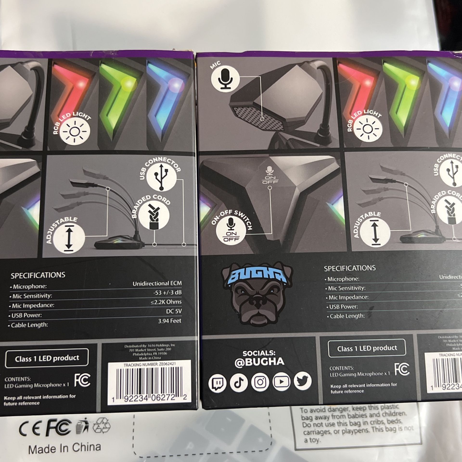 Bugha Led Gaming Microphone for Sale in Los Angeles, CA - OfferUp