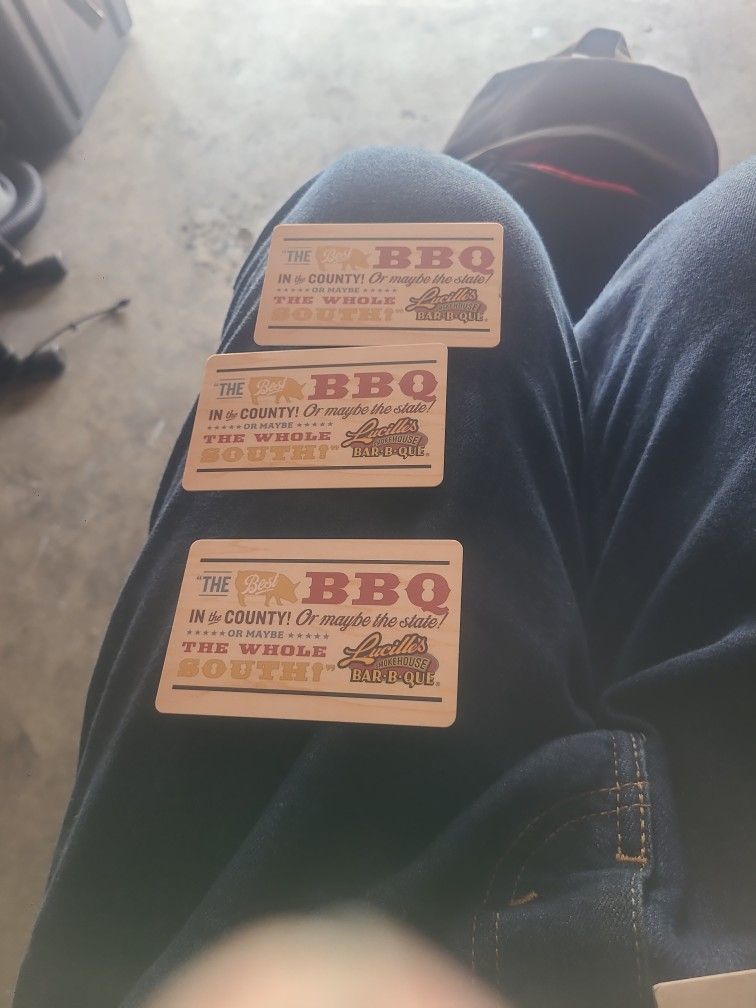 Lucille's Smokehouse Bbq $150 In Giftcards Each Has $50 For $100 for Sale in Buena Park, CA ...
