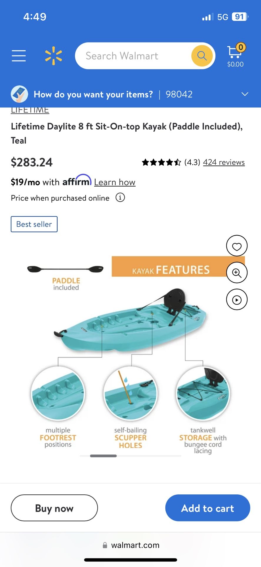 Kayak for Sale in Kent, WA - OfferUp