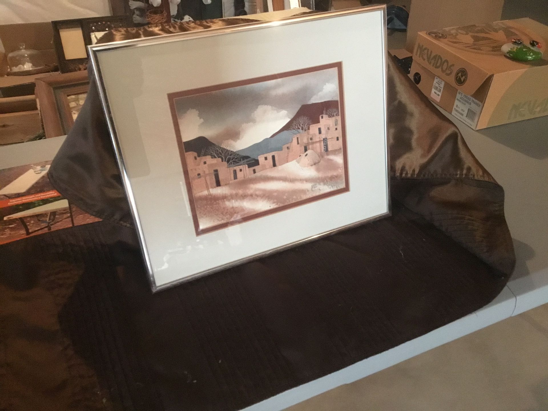 Original painting in water color by Artist Karen Heber Distant Plateau ...