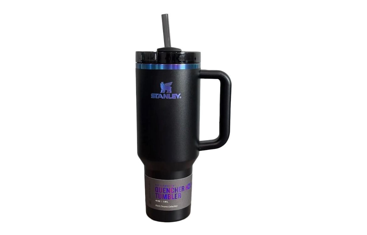 STANLEY Black Chroma 40 Oz Tumbler Chrome Blue Purple Pink! IN HAND ...