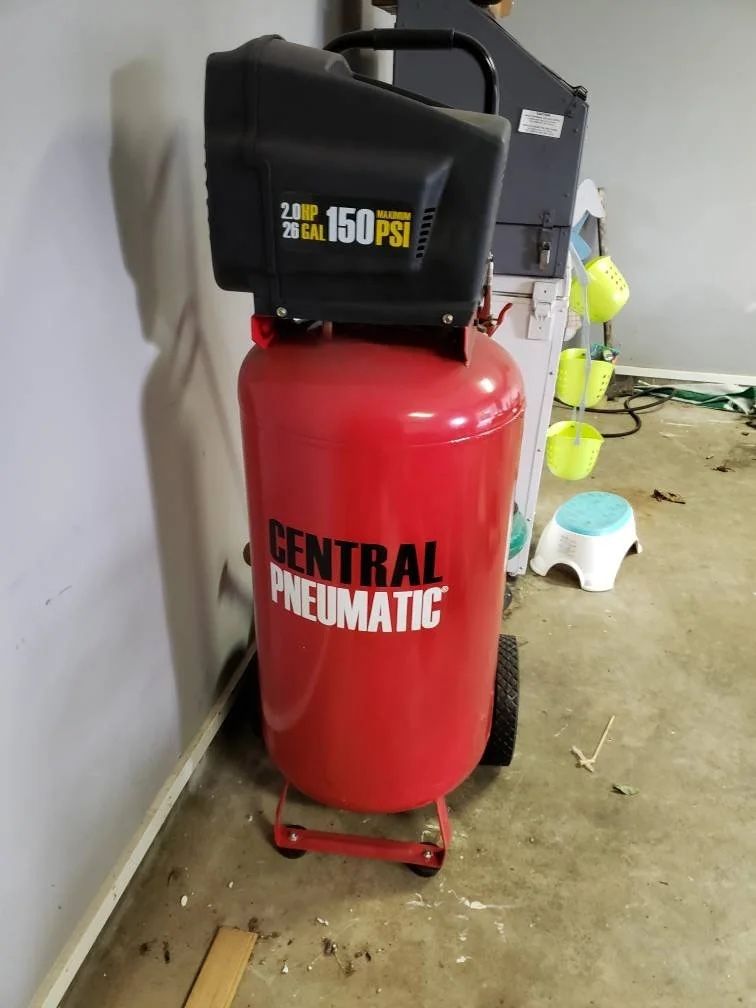 Central Pneumatic. 26 Gallon. Air Compressor for Sale in Modesto, CA ...