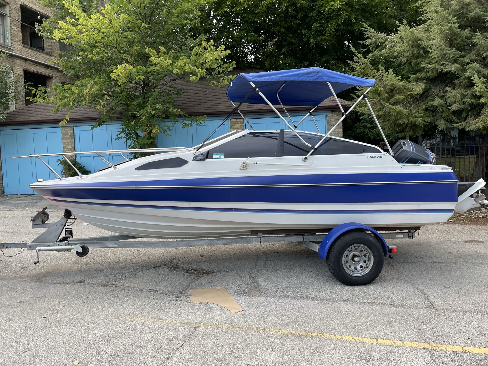 Bayliner Capri 1989, 125 Force Engine for Sale in Evanston, IL - OfferUp